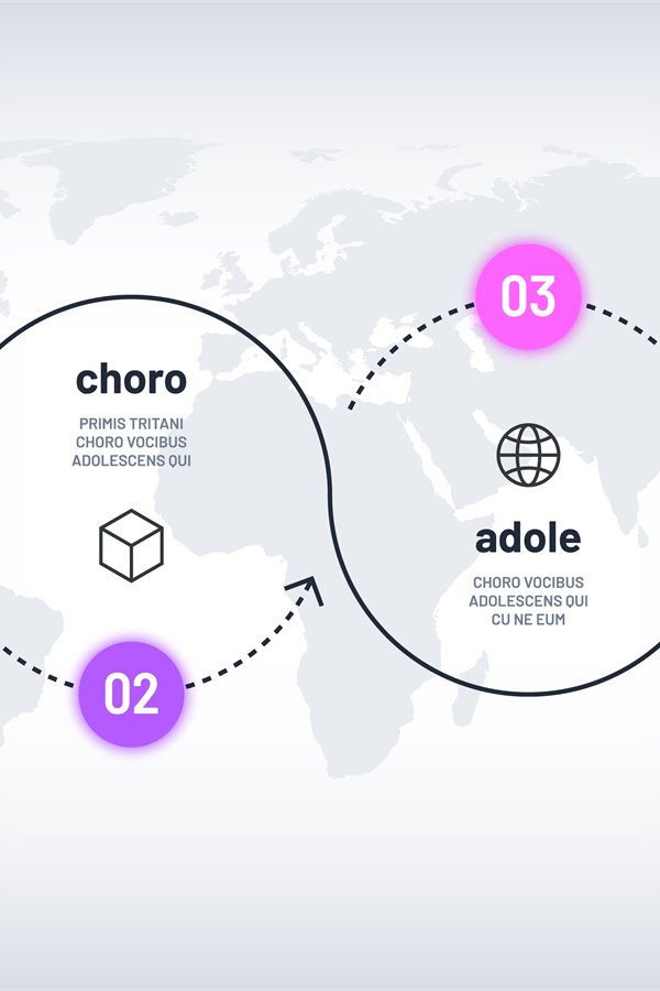 Timeline infographic. Loop process chart with 4 step on worl