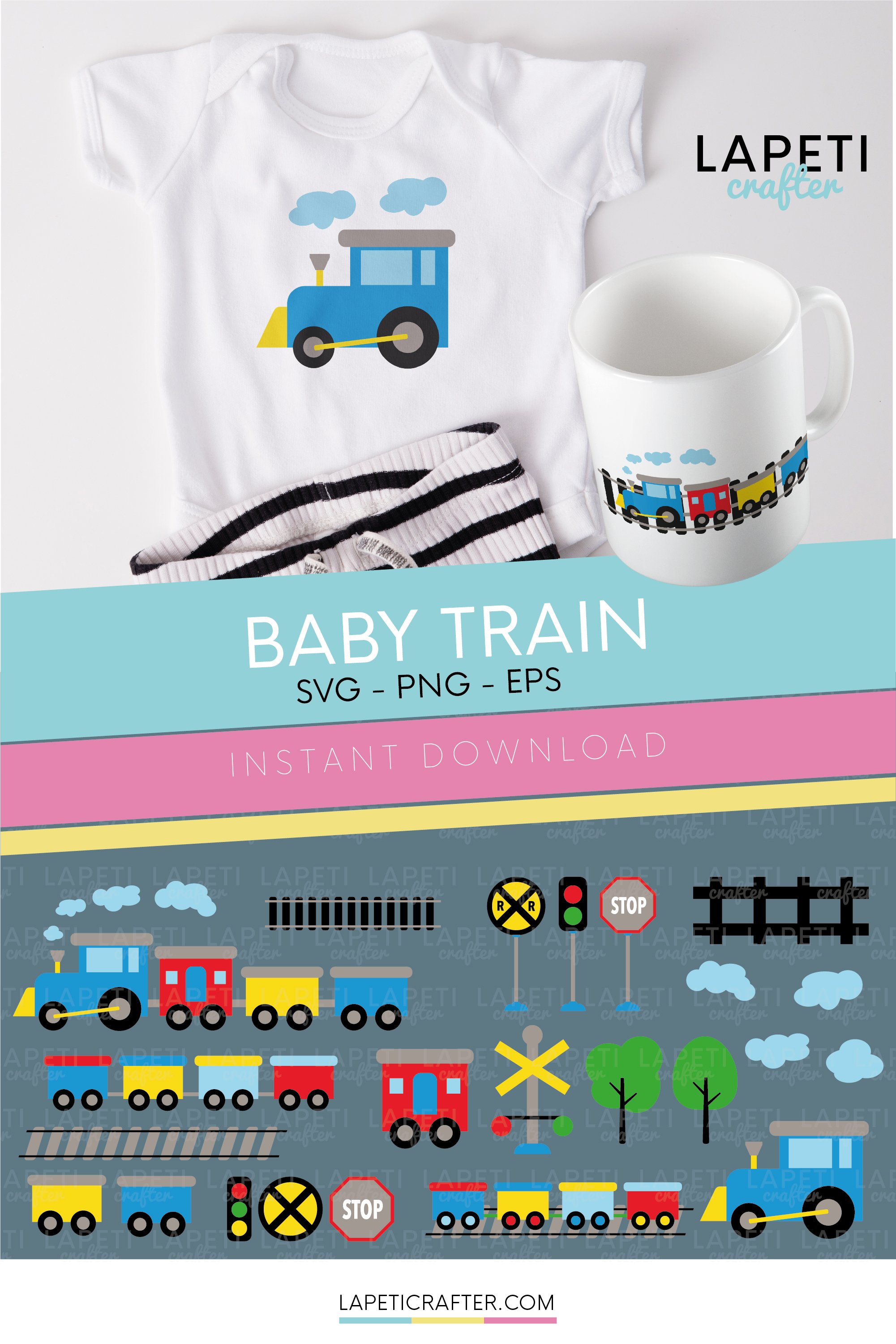 Train SVG bundle | 23 Different designs