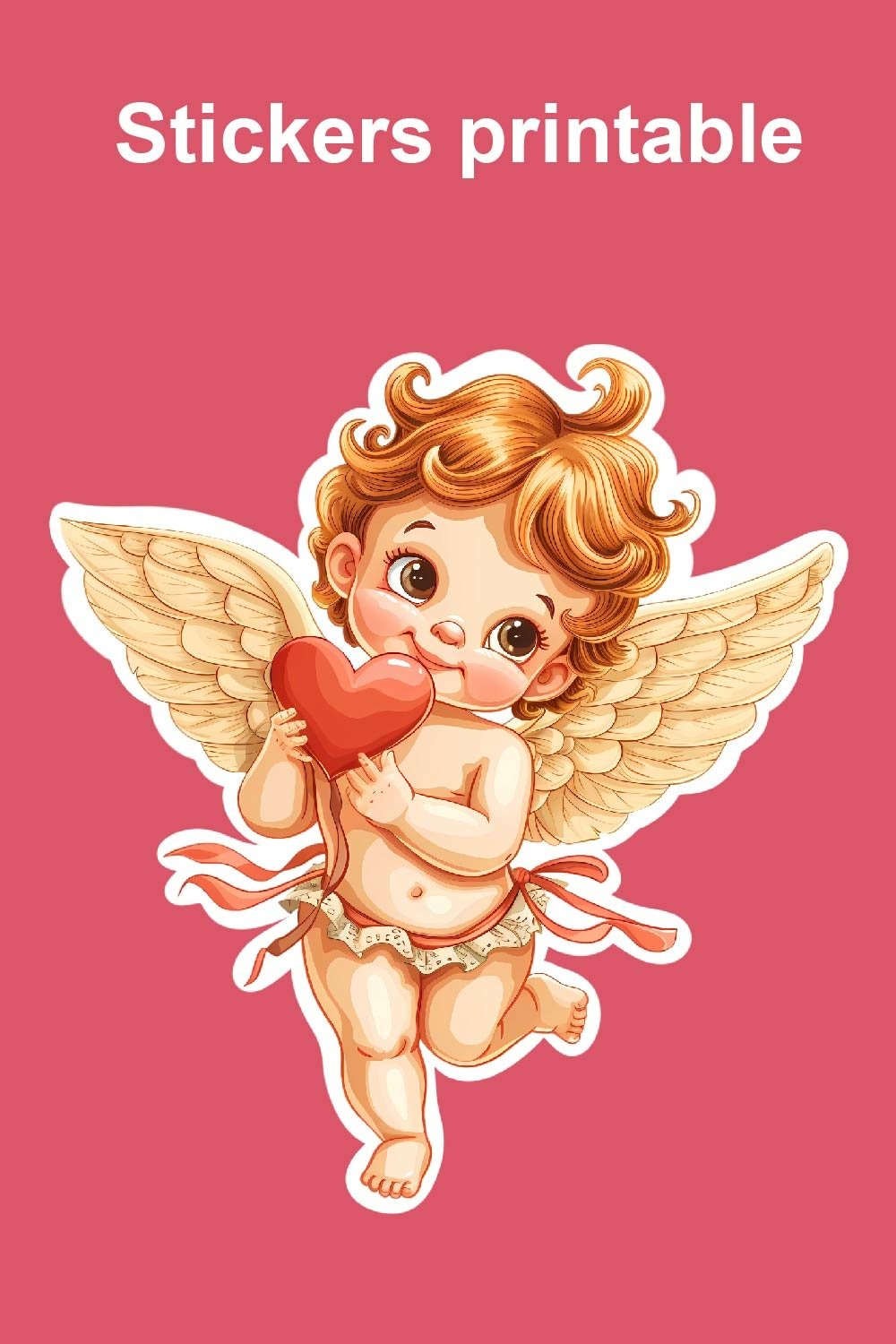 Sticker flight angel | Wedding sticker