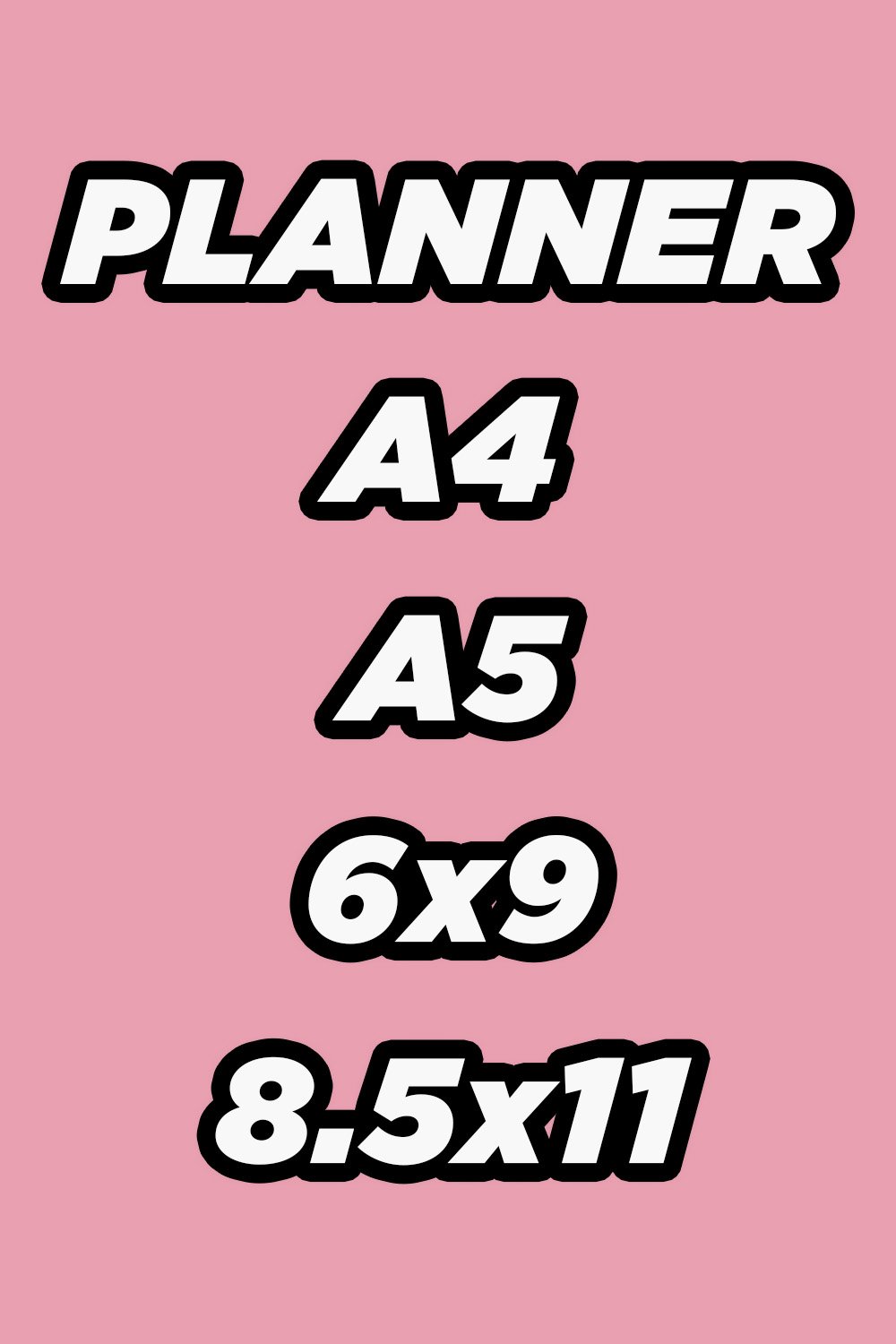 Drawing planner printable planifier digital sheet template