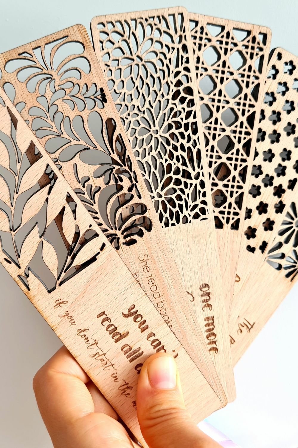 Bookmark Bundle Engraved Lasercut Design