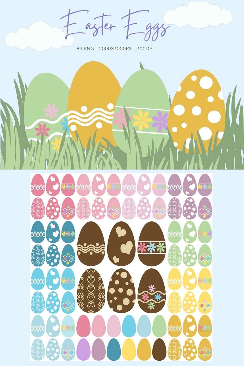 Easter Eggs Clipart Collection (2484464)