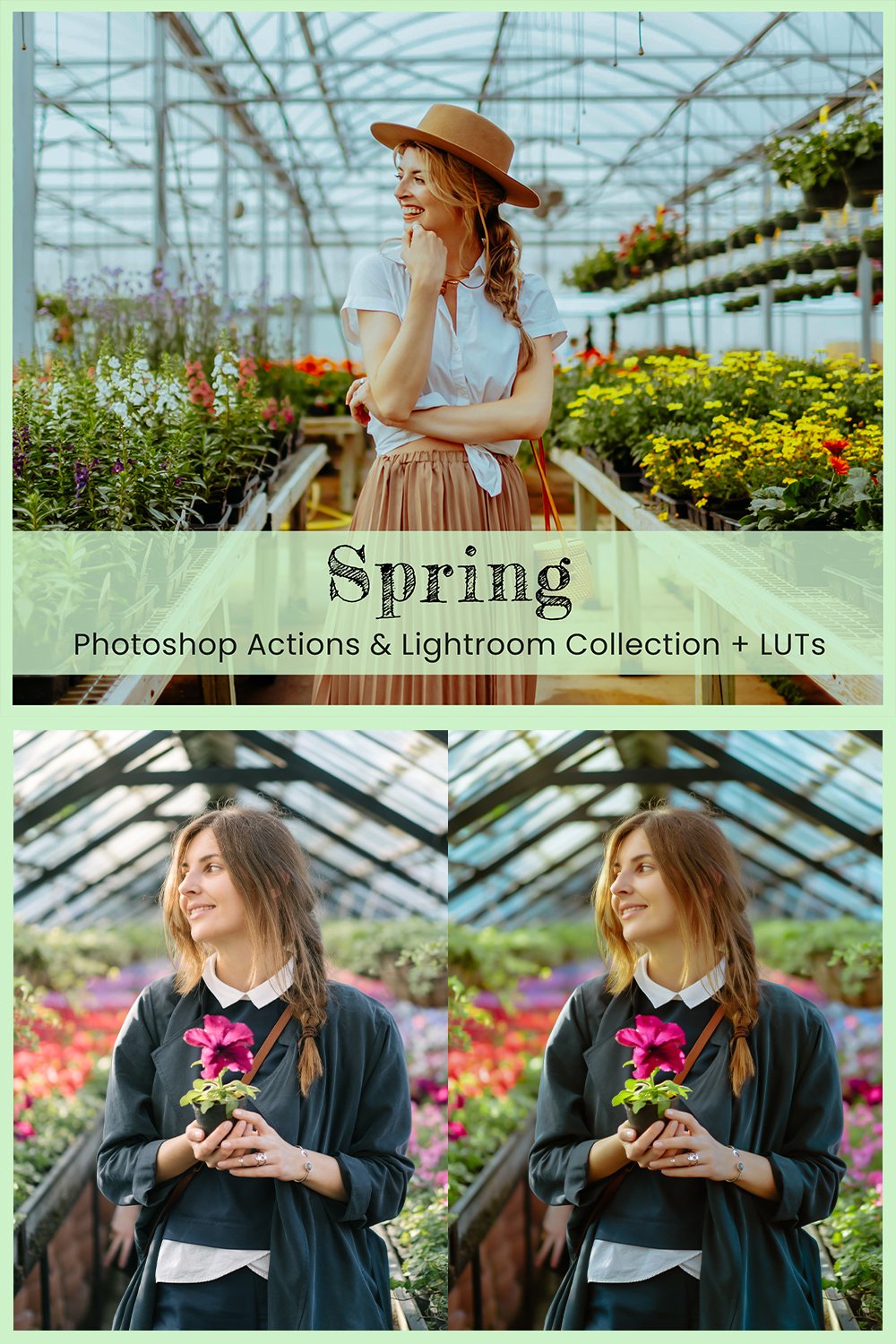 Spring Photoshop Actions, Lightroom Presets, Mobile Filters