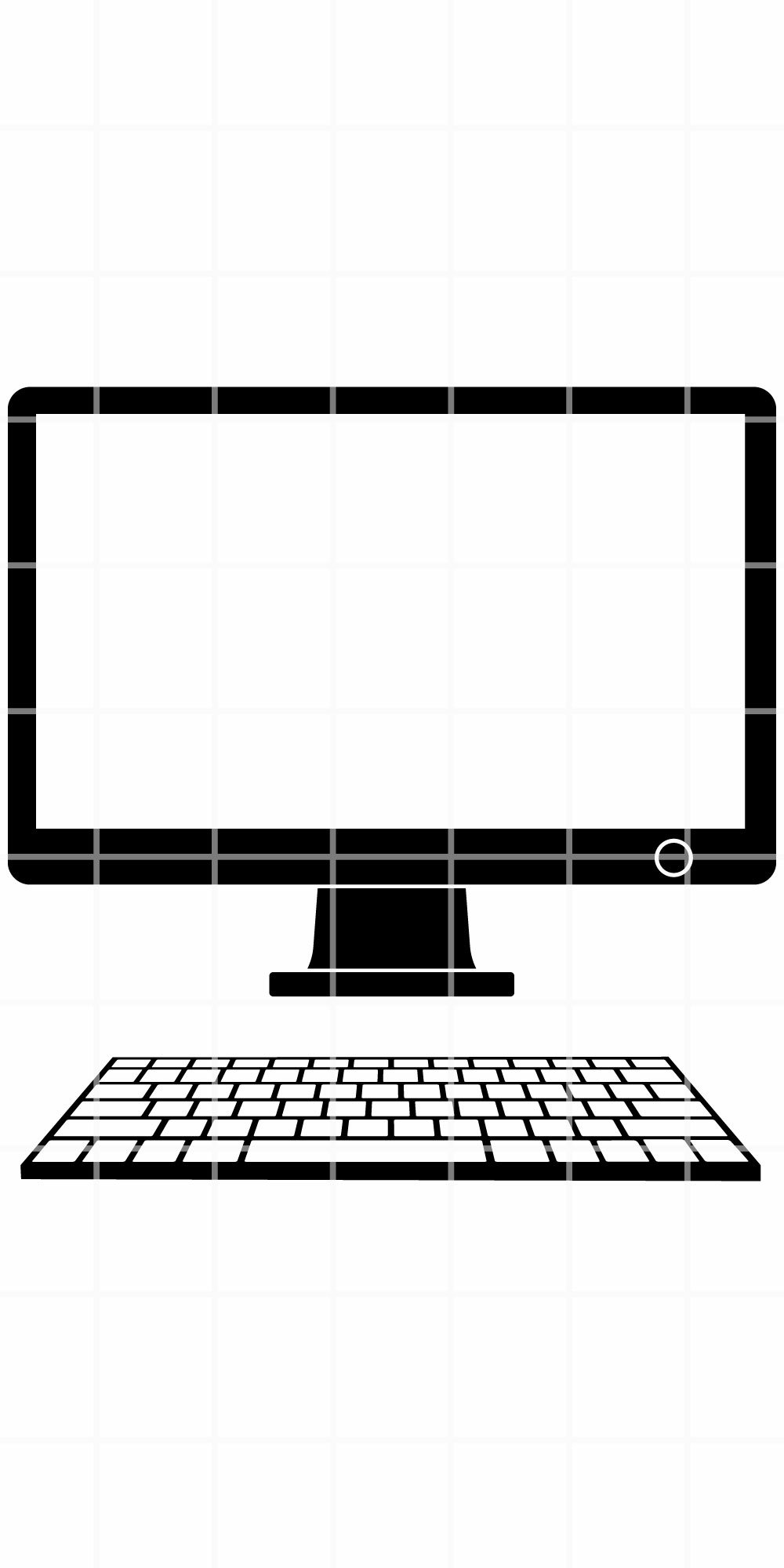 Computer SVG. Computer png. Computer clipart. PC svg. pc png