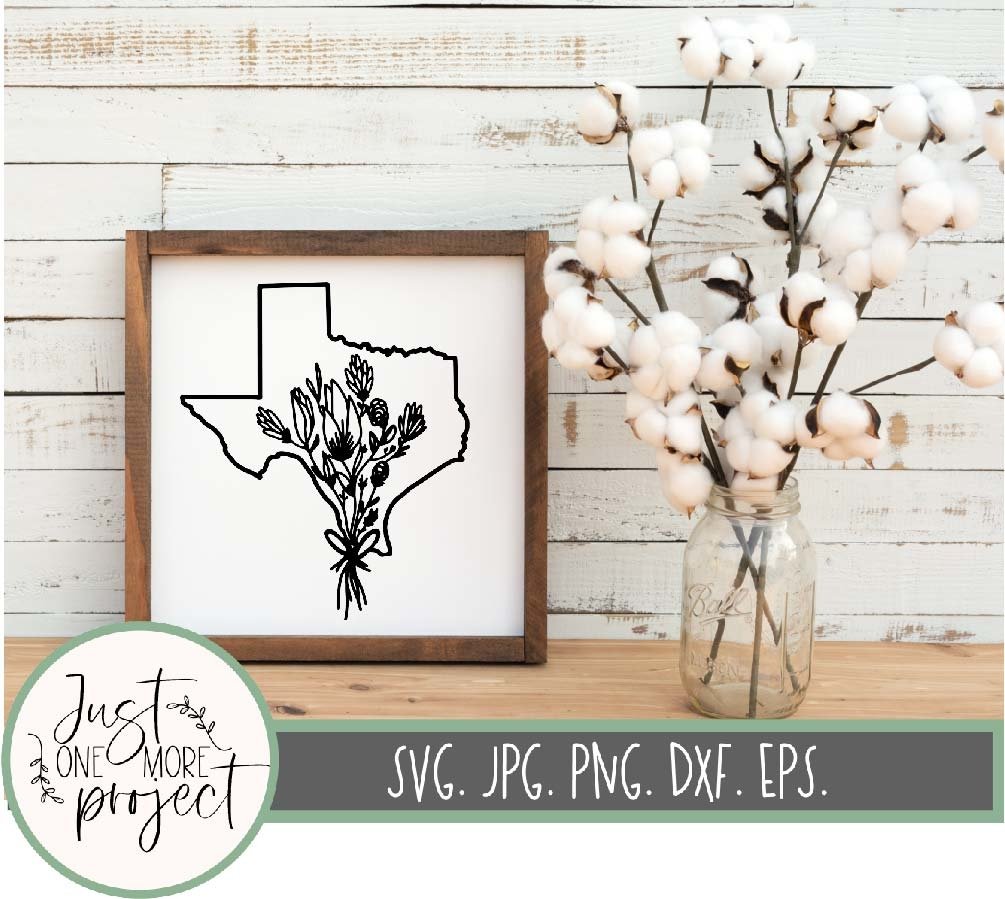 Texas svg, Texas state svg, Texas wildflower svg, Texas