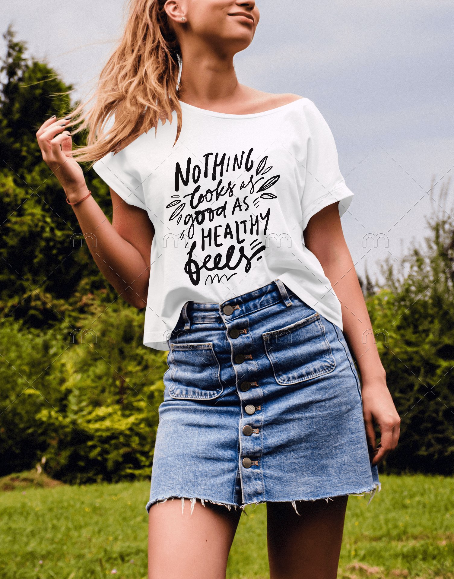 Nothing looks as good as healthy feels SVG