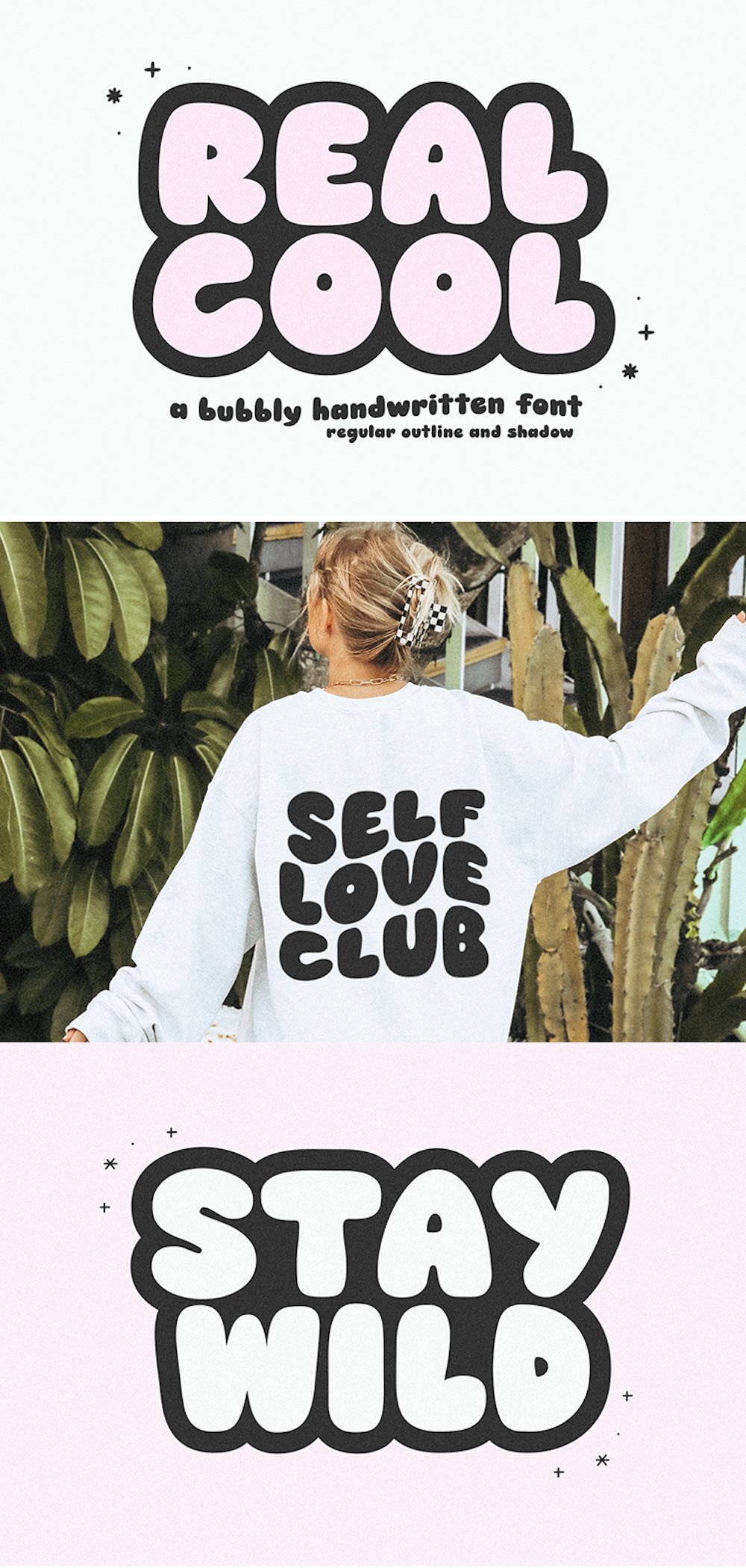 Real Cool - Bubbly Retro Font