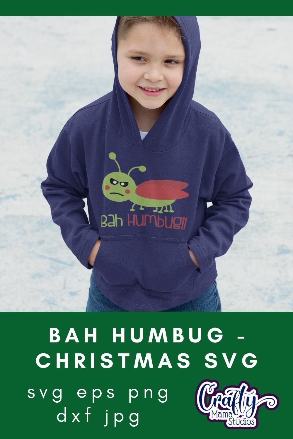 Bah Humbug | Bug Animal Christmas Puns Svg Design