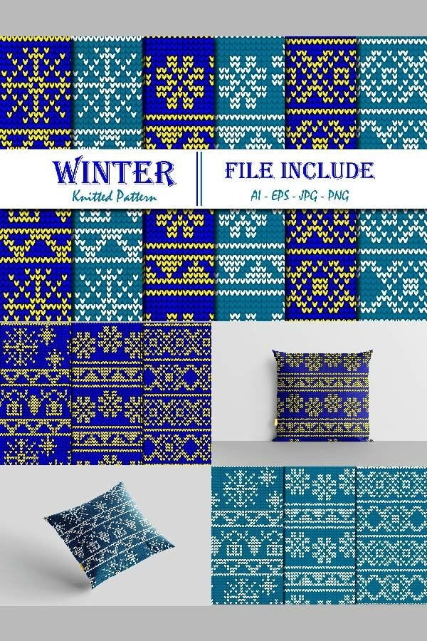 Winter Knitted Pattern (1613702)