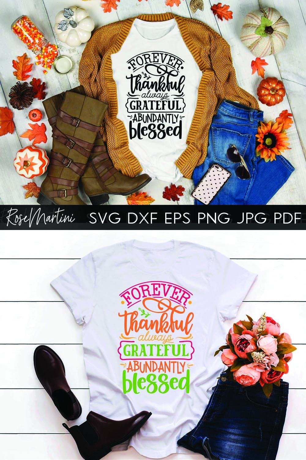 Forever Thankful Always Grateful Abundantly (964023)