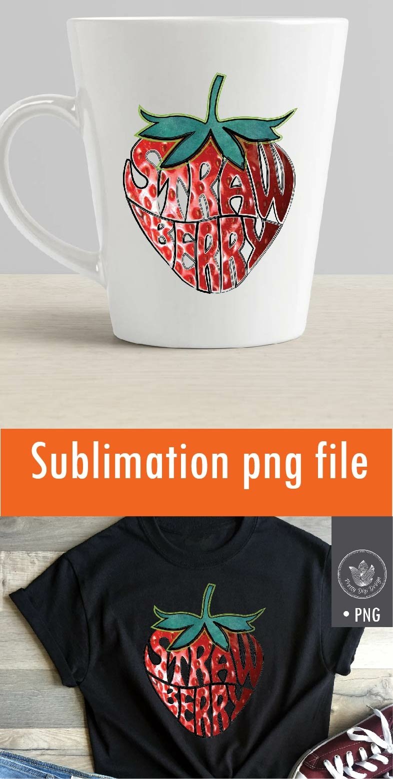 Strawberry Sublimation | Fruit Transfer