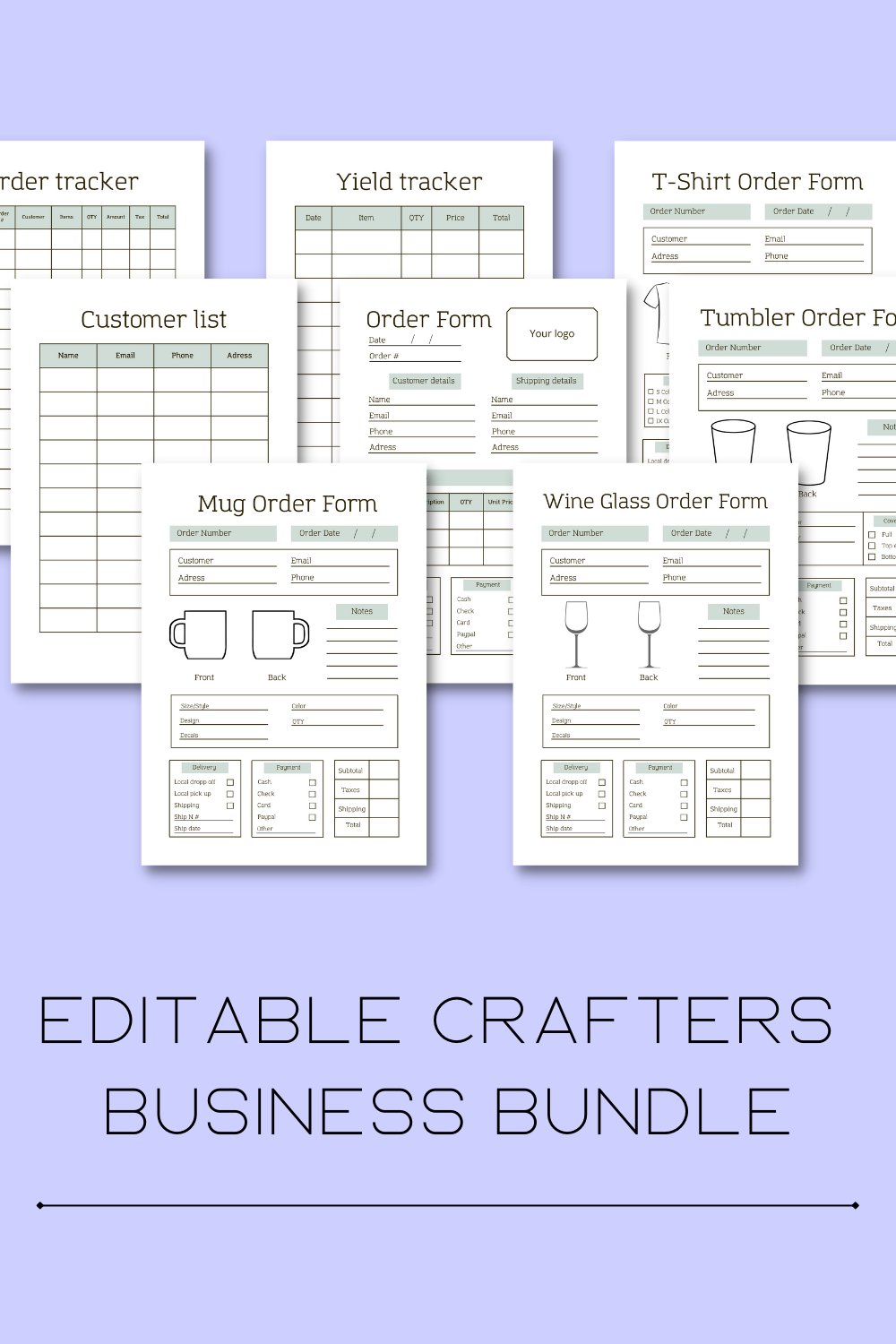 Crafters Business Bundle | Canva Template