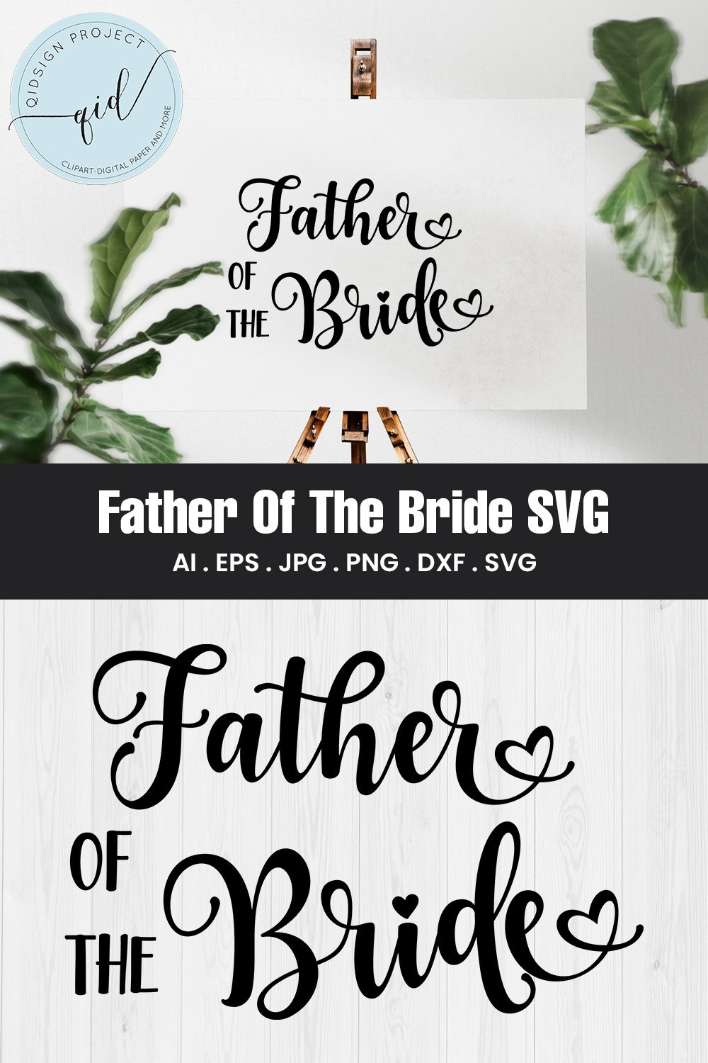 Father Of The Bride SVG, Wedding SVG