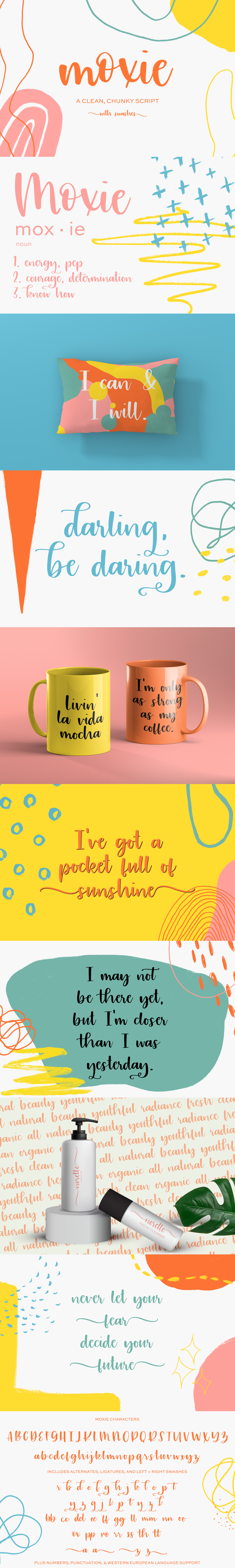 Moxie Script Font