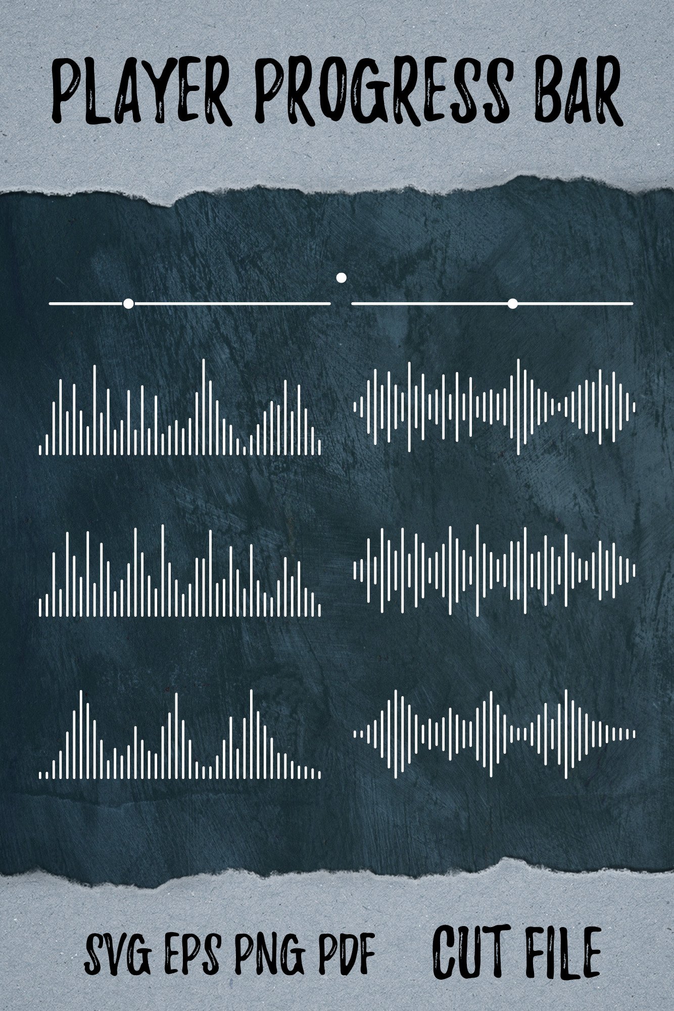 Song player progress bar| Cutting files | Playlist svg