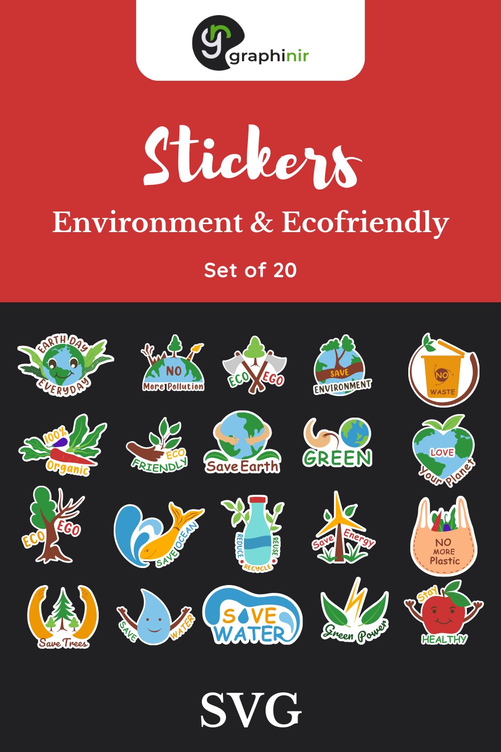 20 Environment and Ecofriendly Stickers With Messages