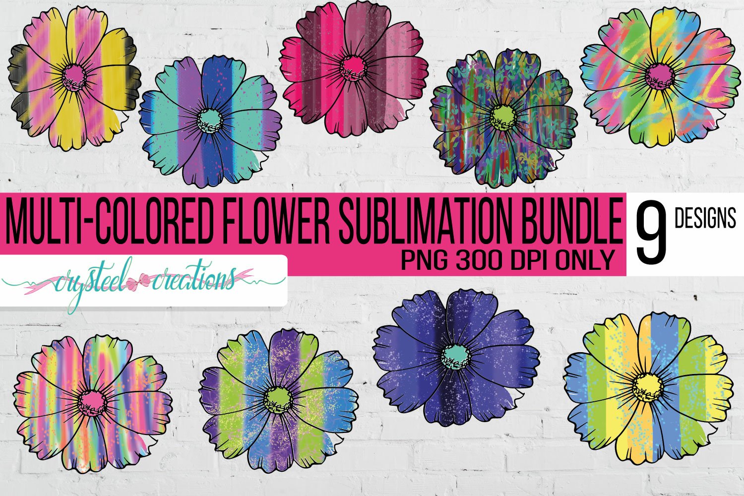 Flower Sublimation Bundle (1181509)