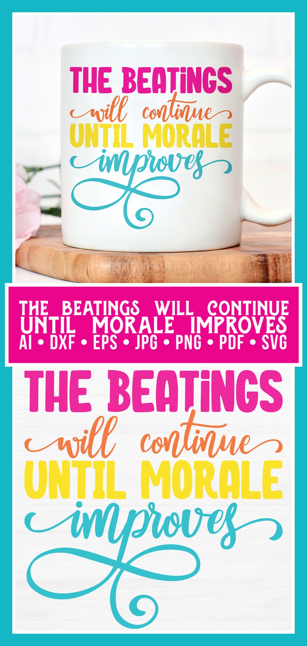 The beatings will continue until morale improves SVG