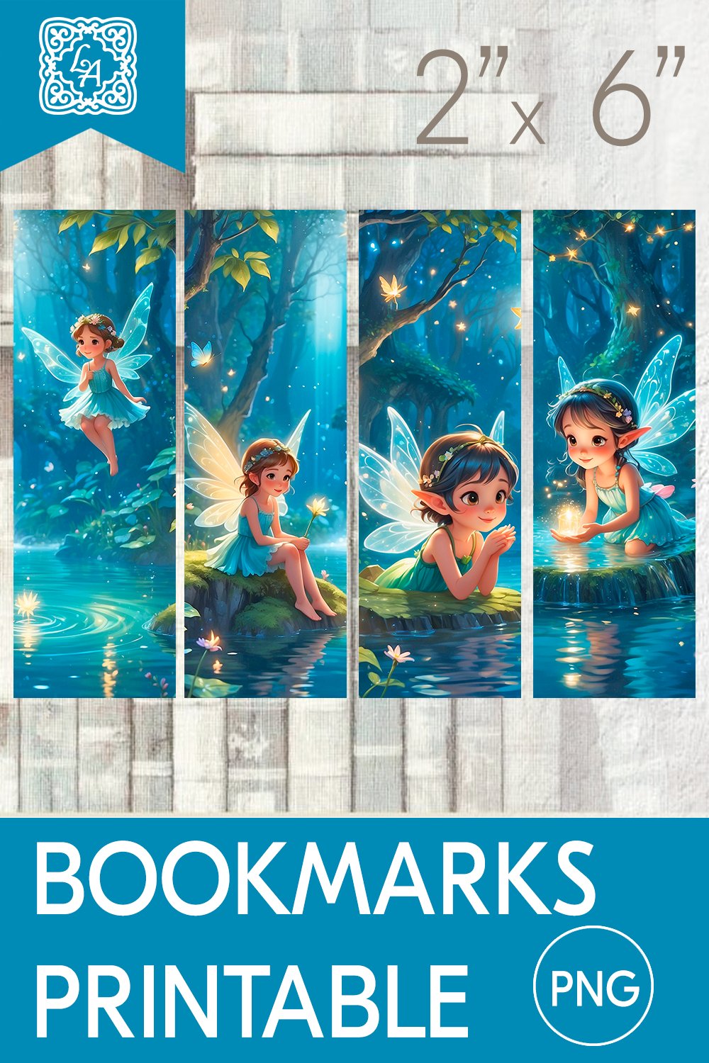 fairy Printable Bookmark