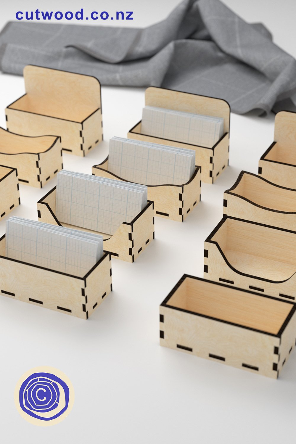 Business Card Display Holder SVG file