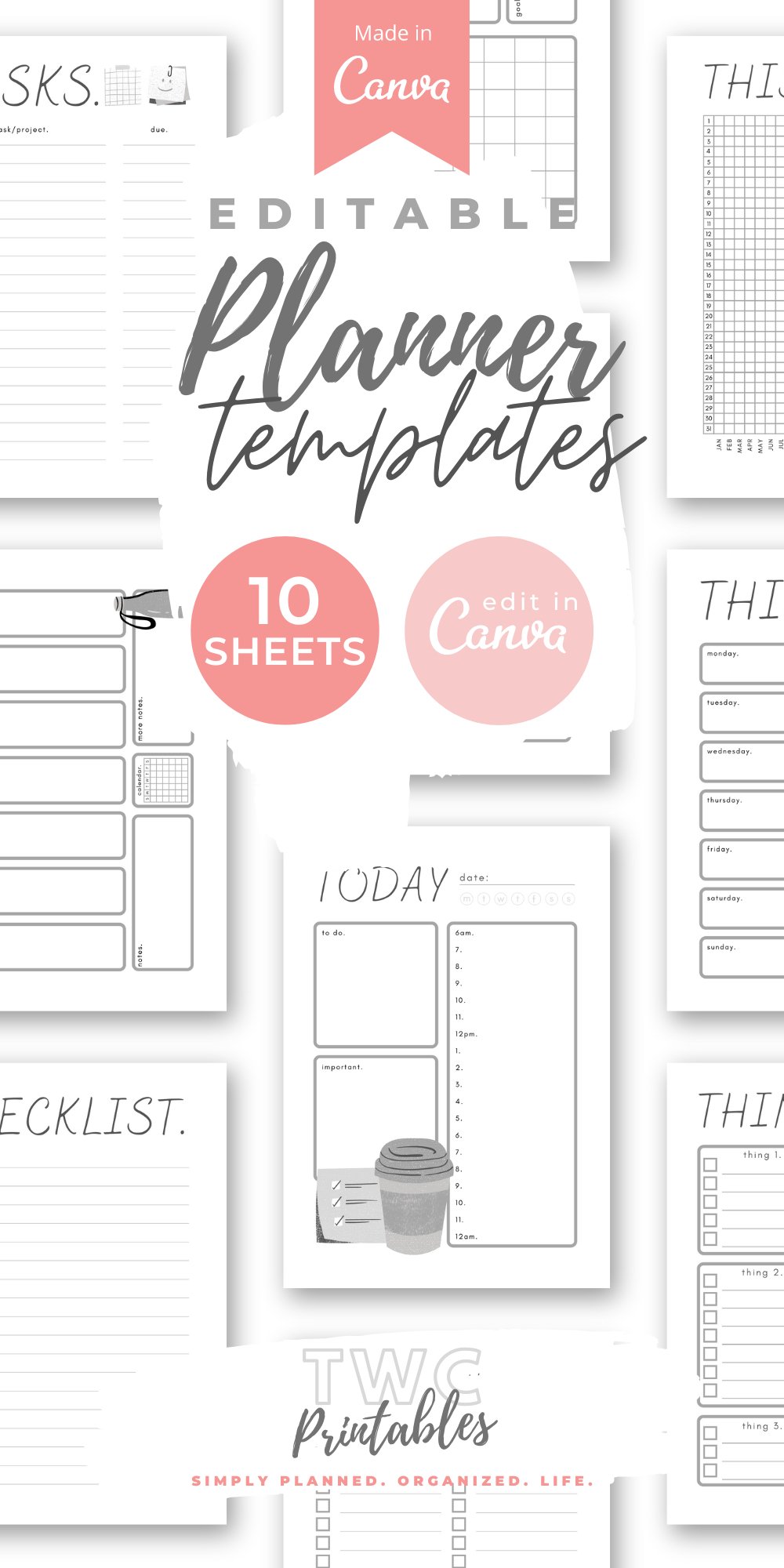 Canva Planner Templates