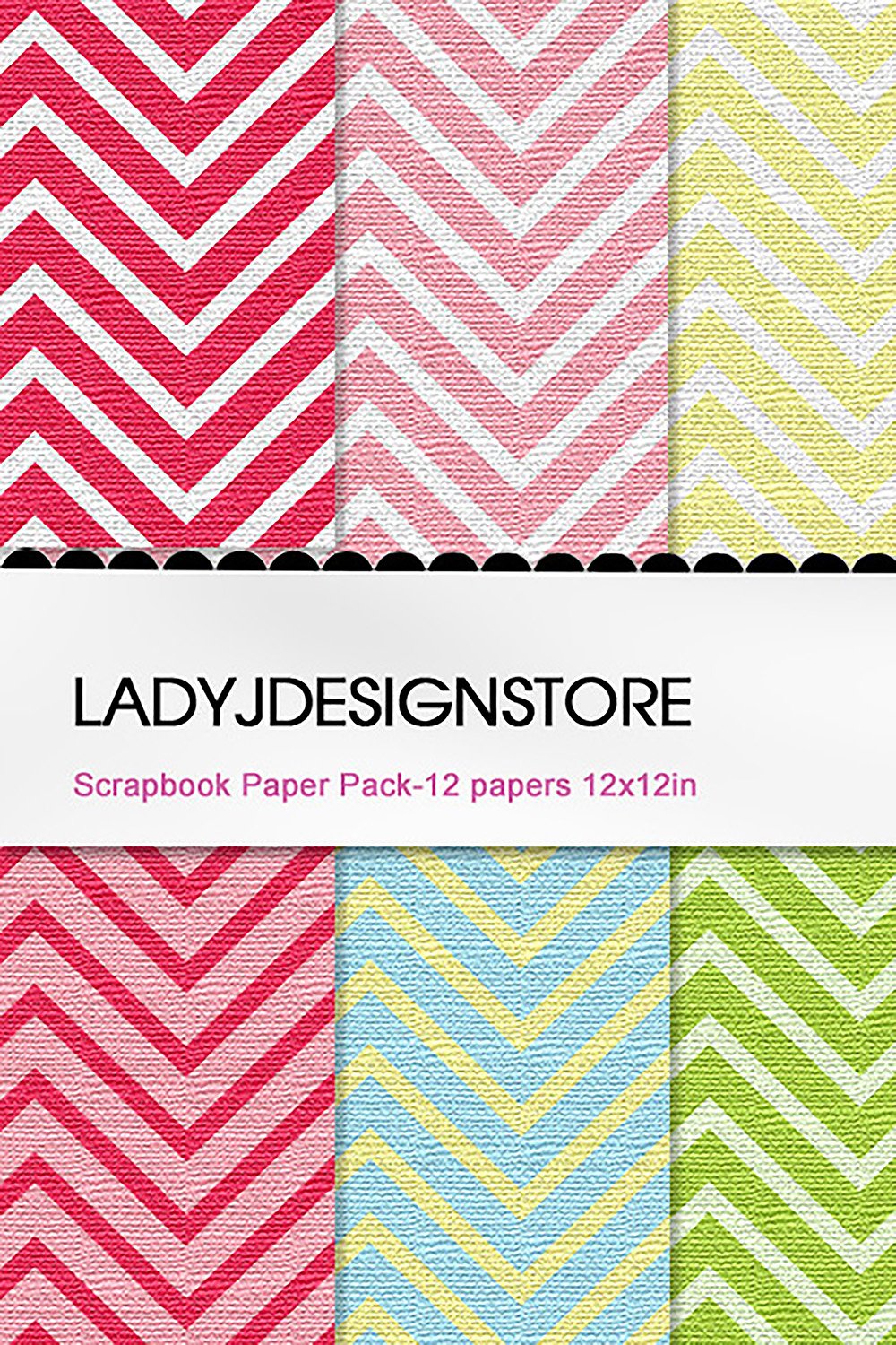 Chevron Papers 12 Printable Digital papers - Canvas Texture