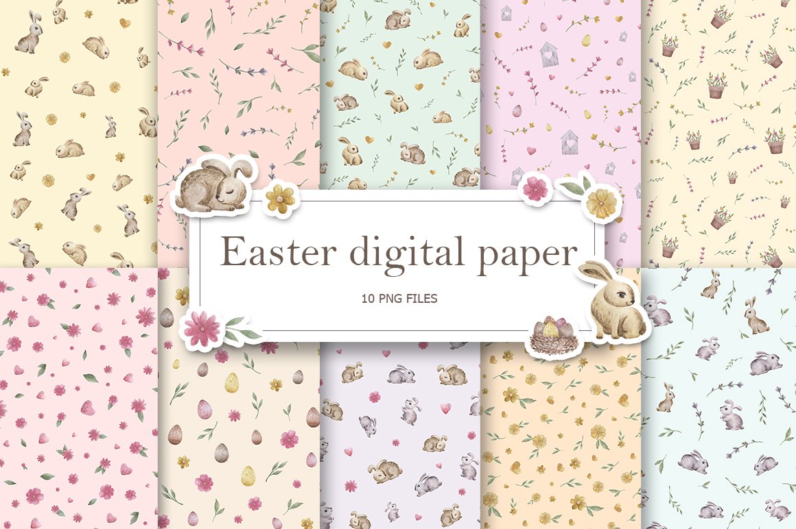 Easter digital paper pack (1176591)