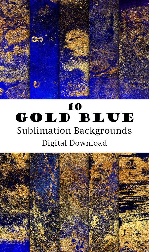 Gold & Blue Textures