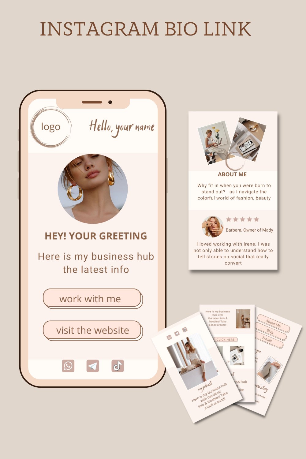 Instagram Link In Bio Instagram Template (2679003)