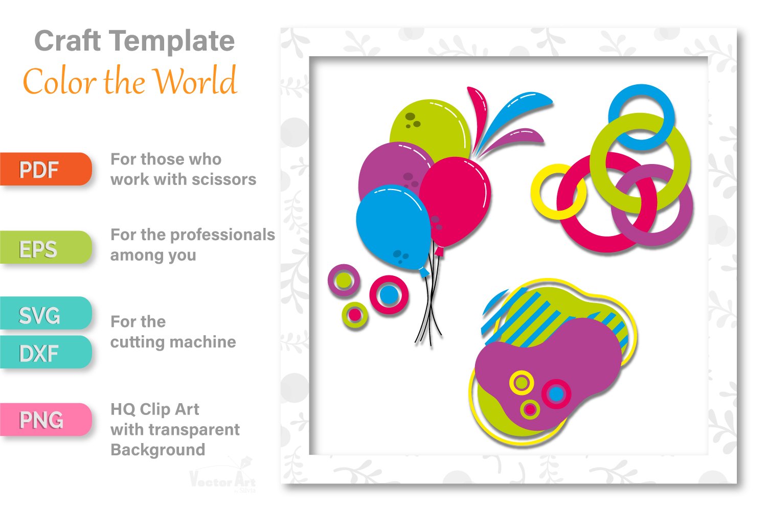 Colorful World - Cut File for Crafters