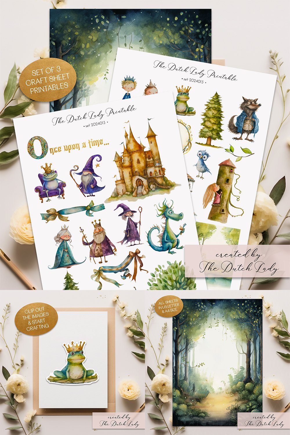 Fairytale Craft Sheet Set