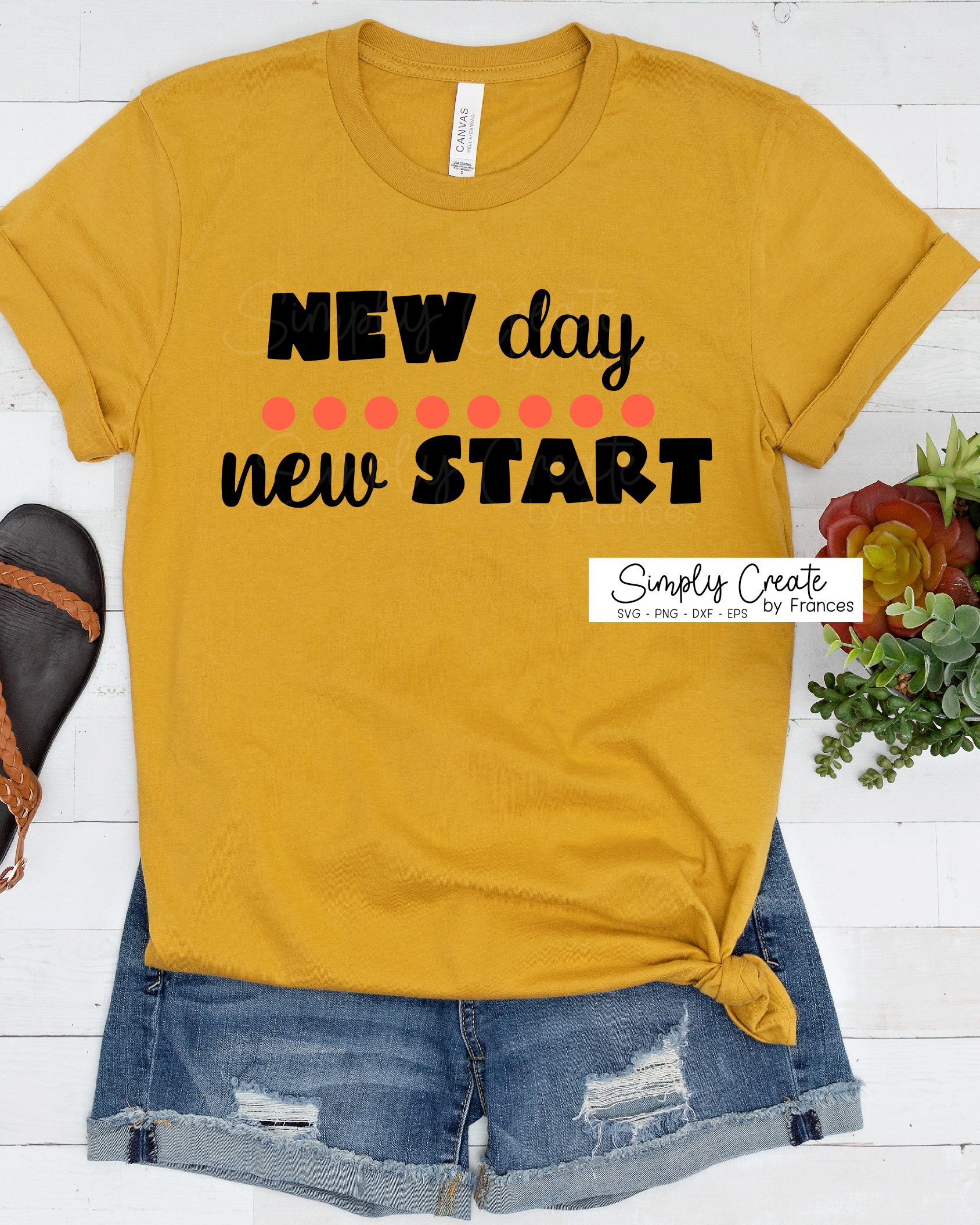 New Day New Start SVG | New Beginnings | Inspirational