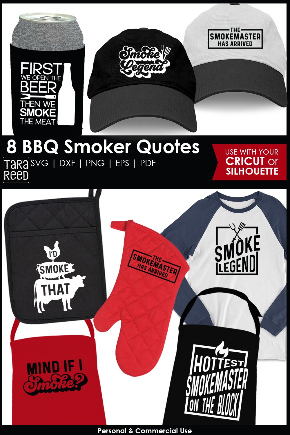 8 BBQ Smoker SVG files for Cricut | Backyard Signs