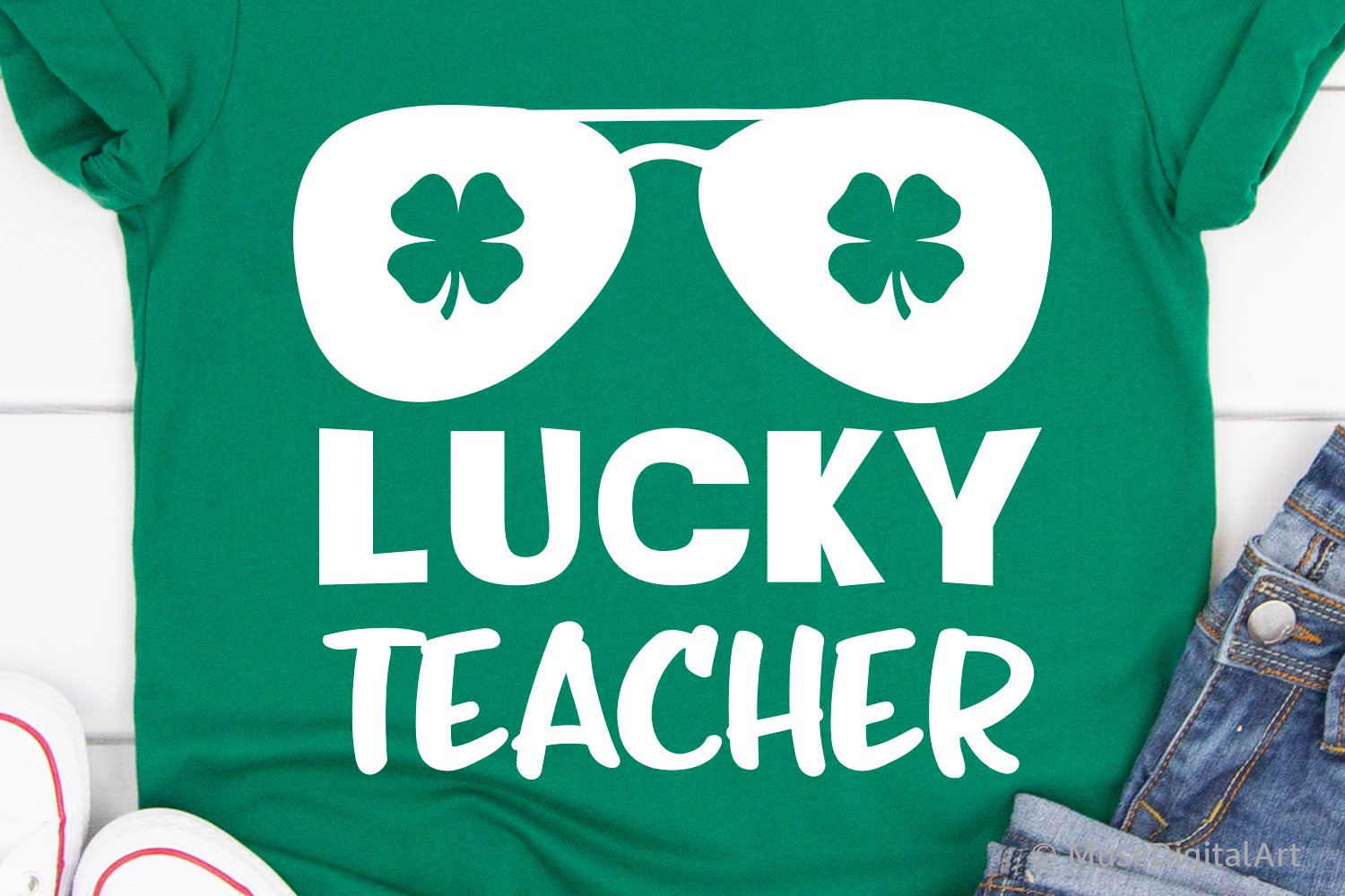 Lucky Teacher Svg, St Patricks Day Svg, Funny (1237080)