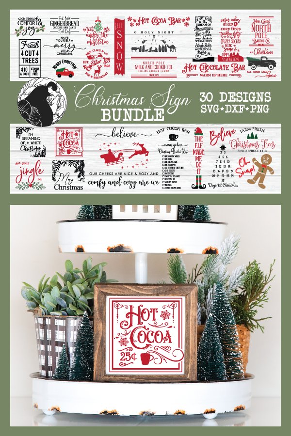 Christmas SVG Bundle, Christmas Sign Bundle, Christmas SVG