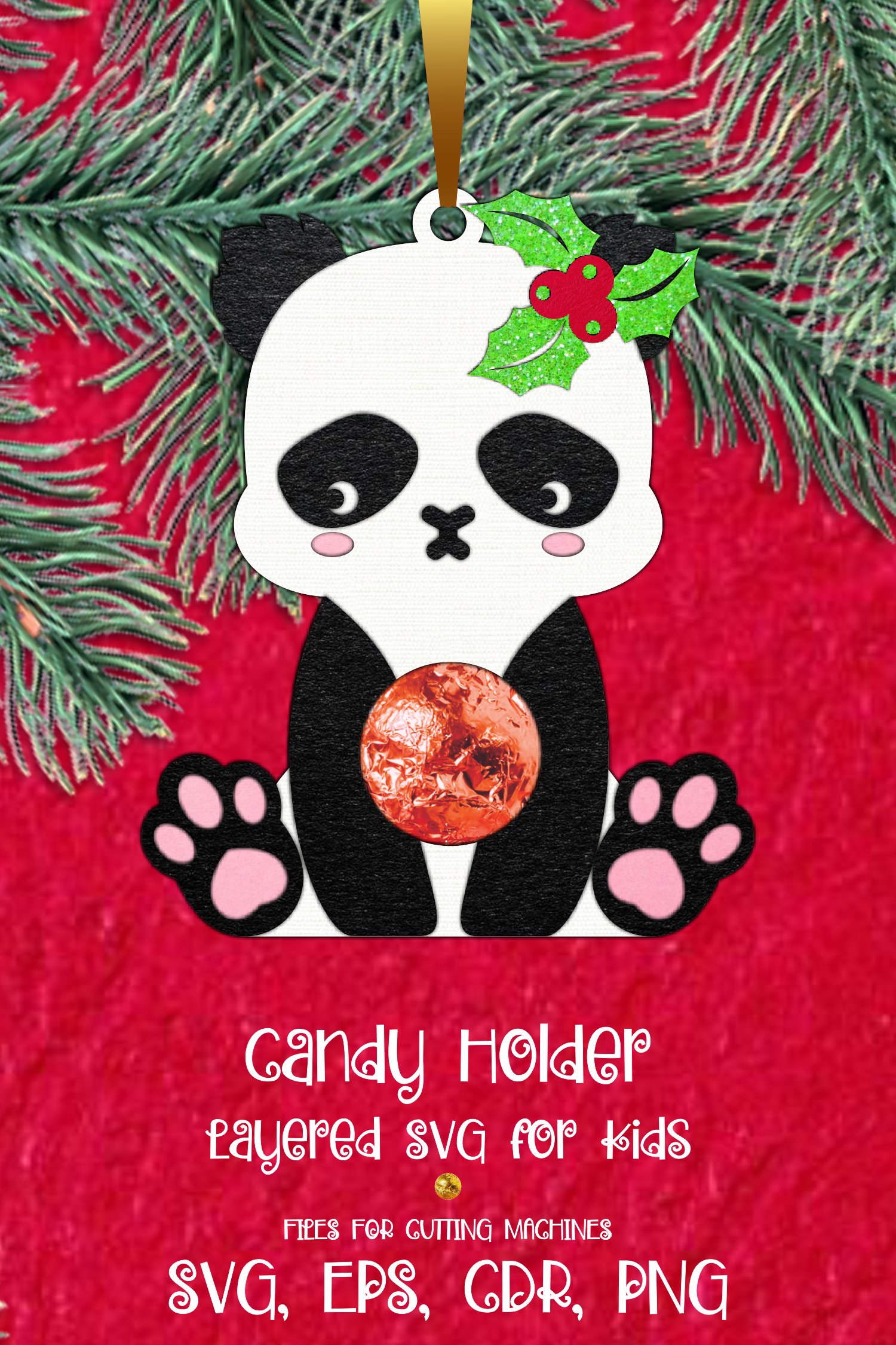 Panda Bear Candy Holder
