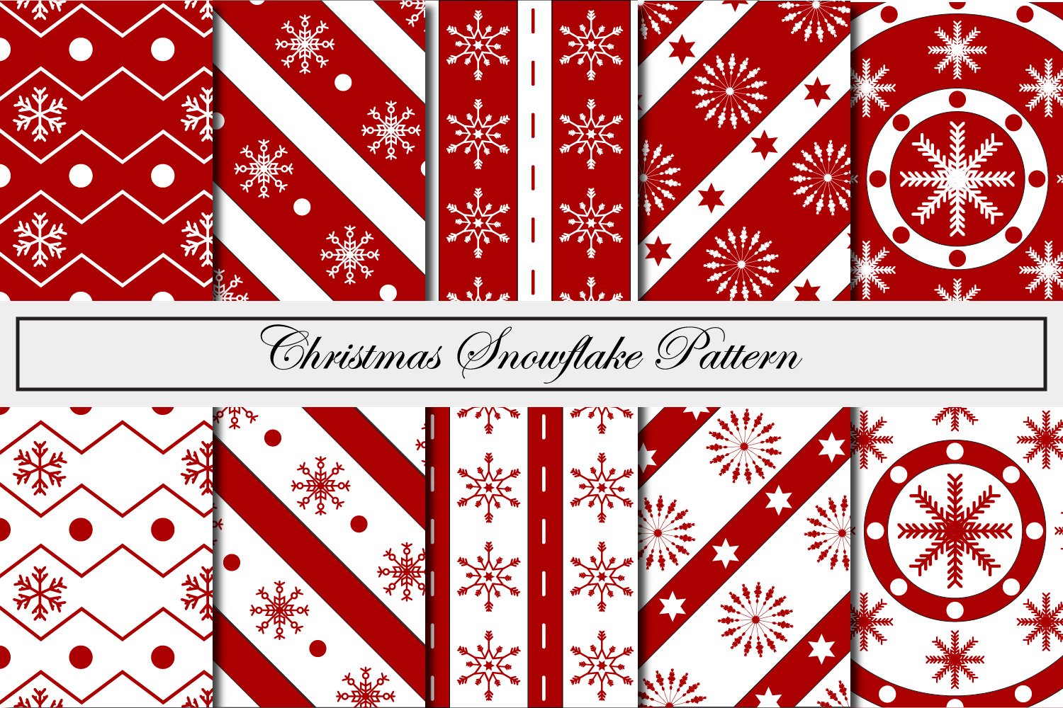 Christmas Snowlakes Pattern (1085705)