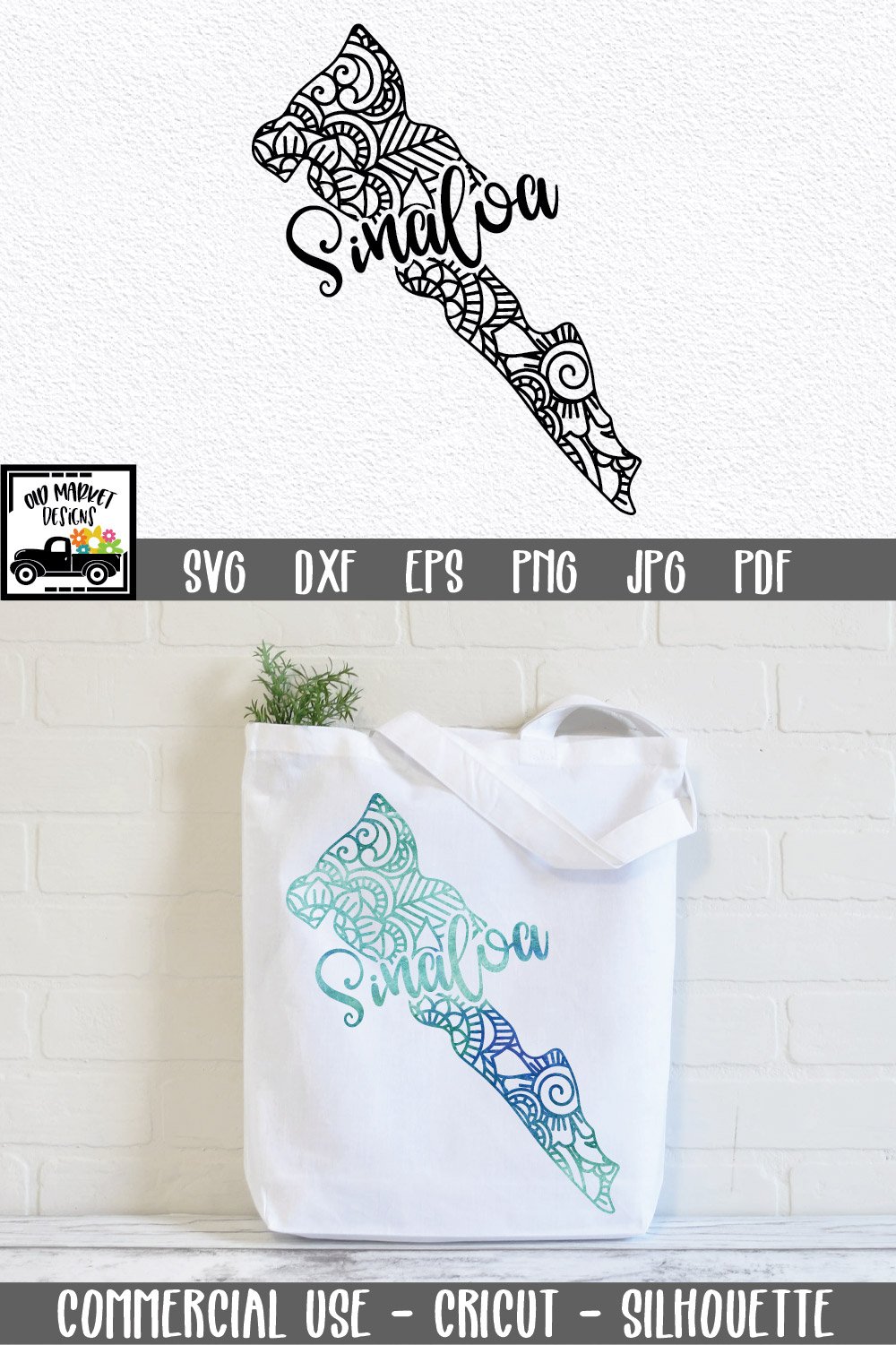 Sinaloa SVG File - Sinaloa Mexico Mandala Design