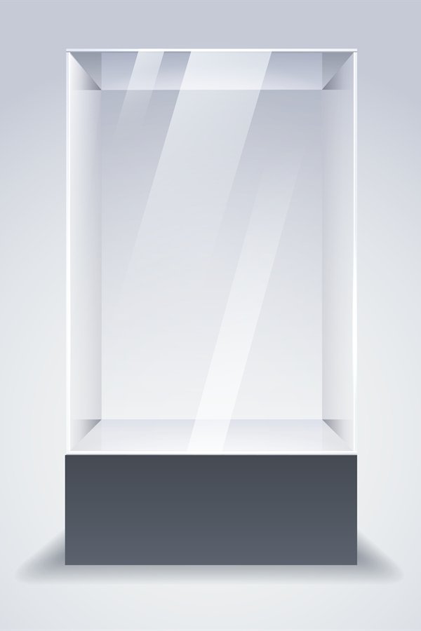 Empty glass cabinet (1247194)