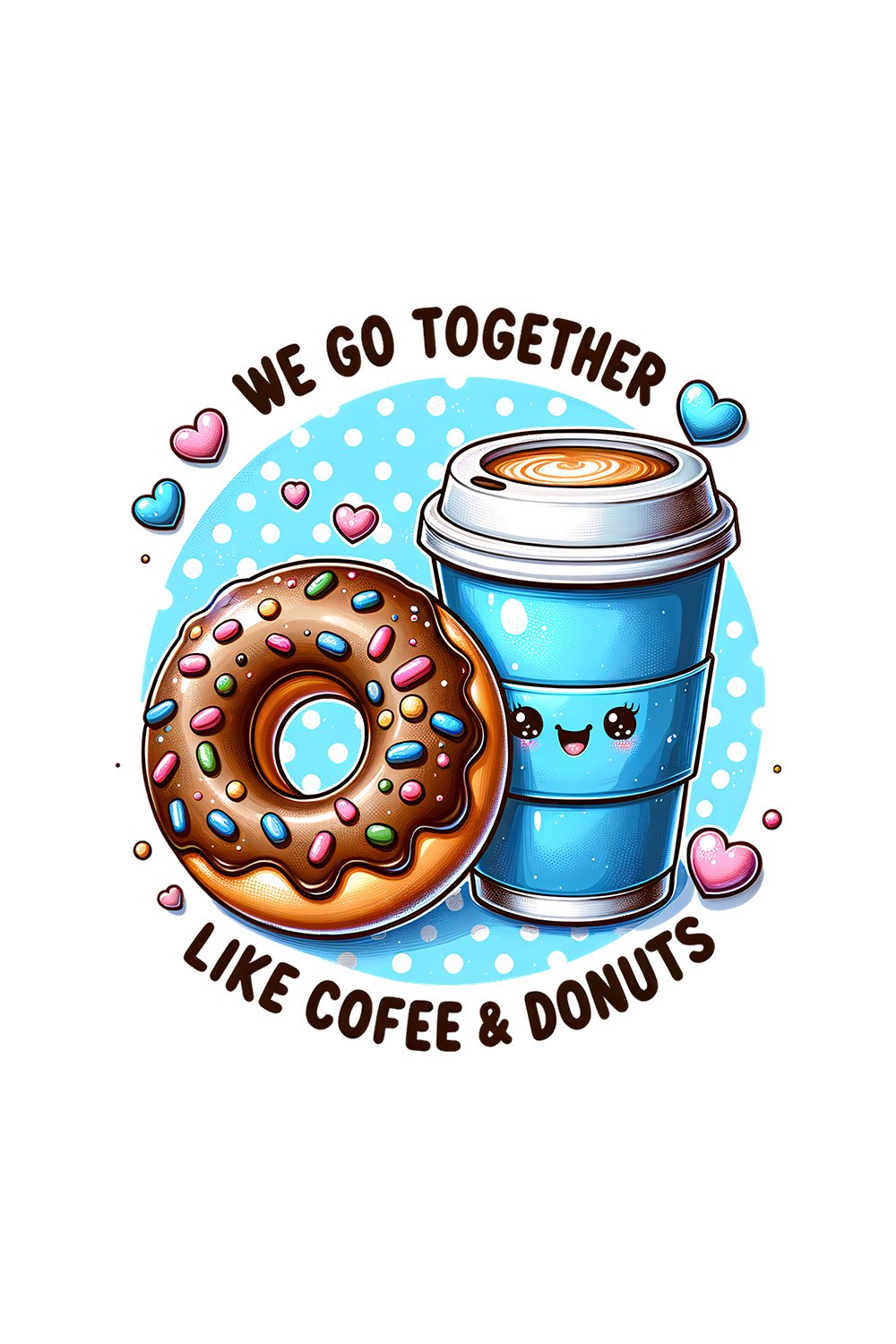 We Go Together Like Coffee and Donuts Clipart (3758832)