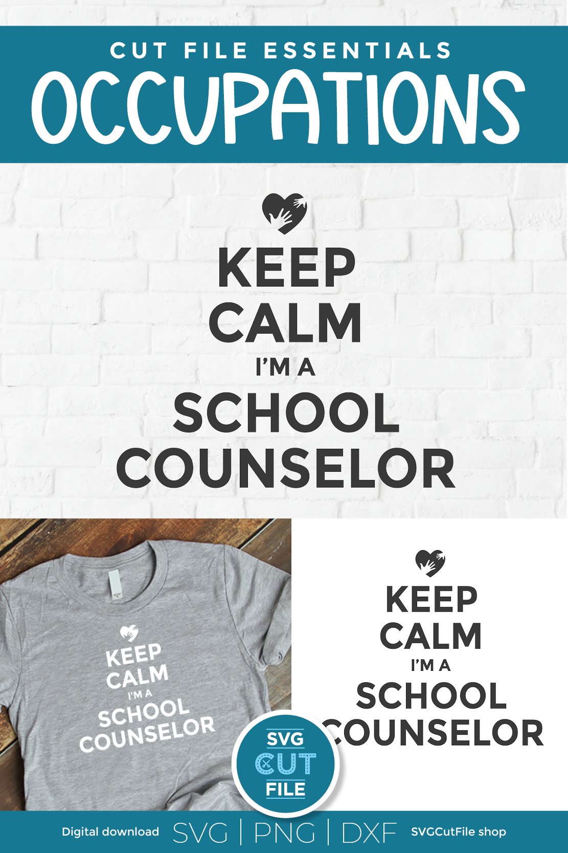 Keep Calm, I'm a School counselor SVG
