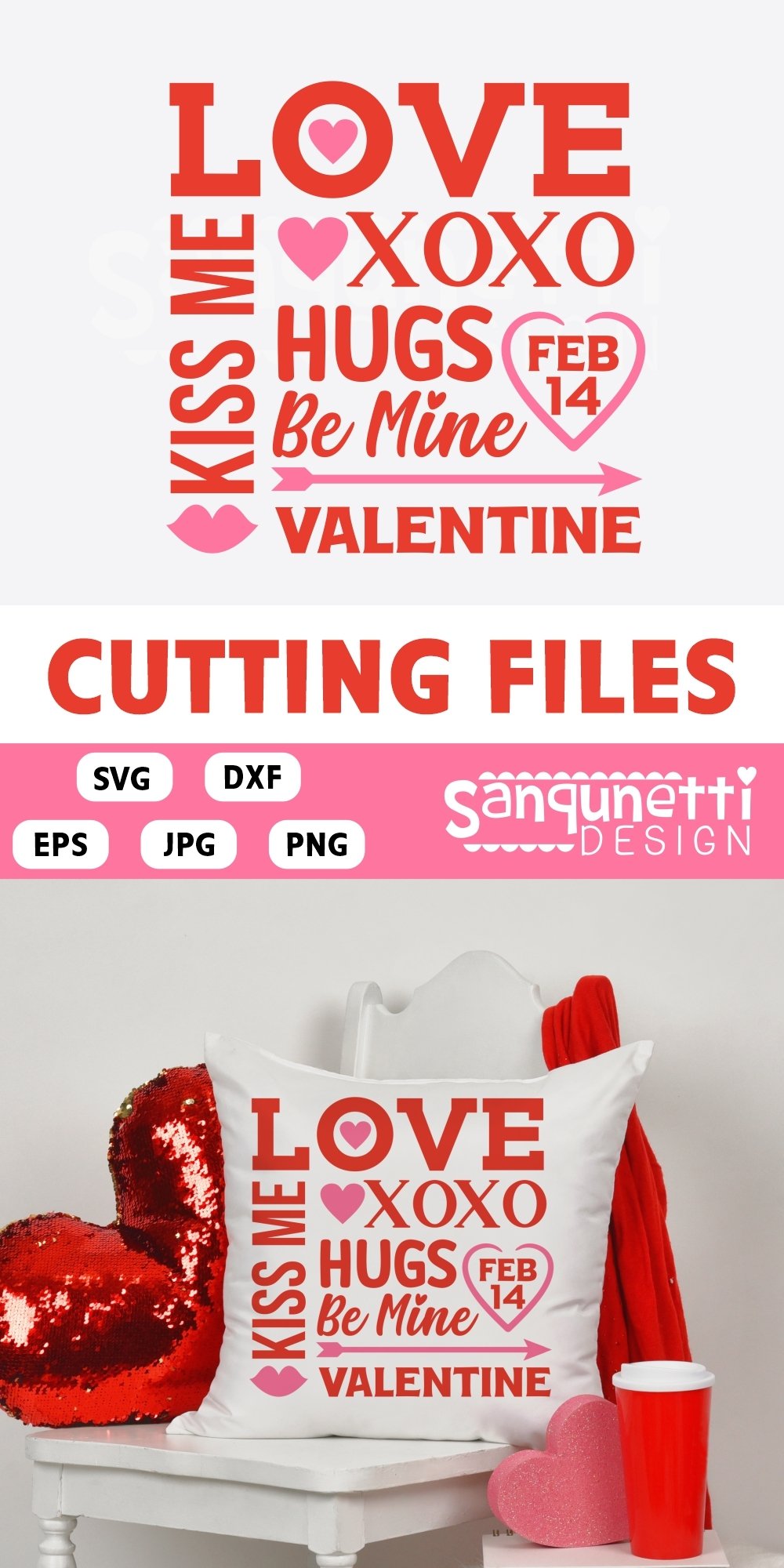 Valentine word art SVG | Valentine subway art
