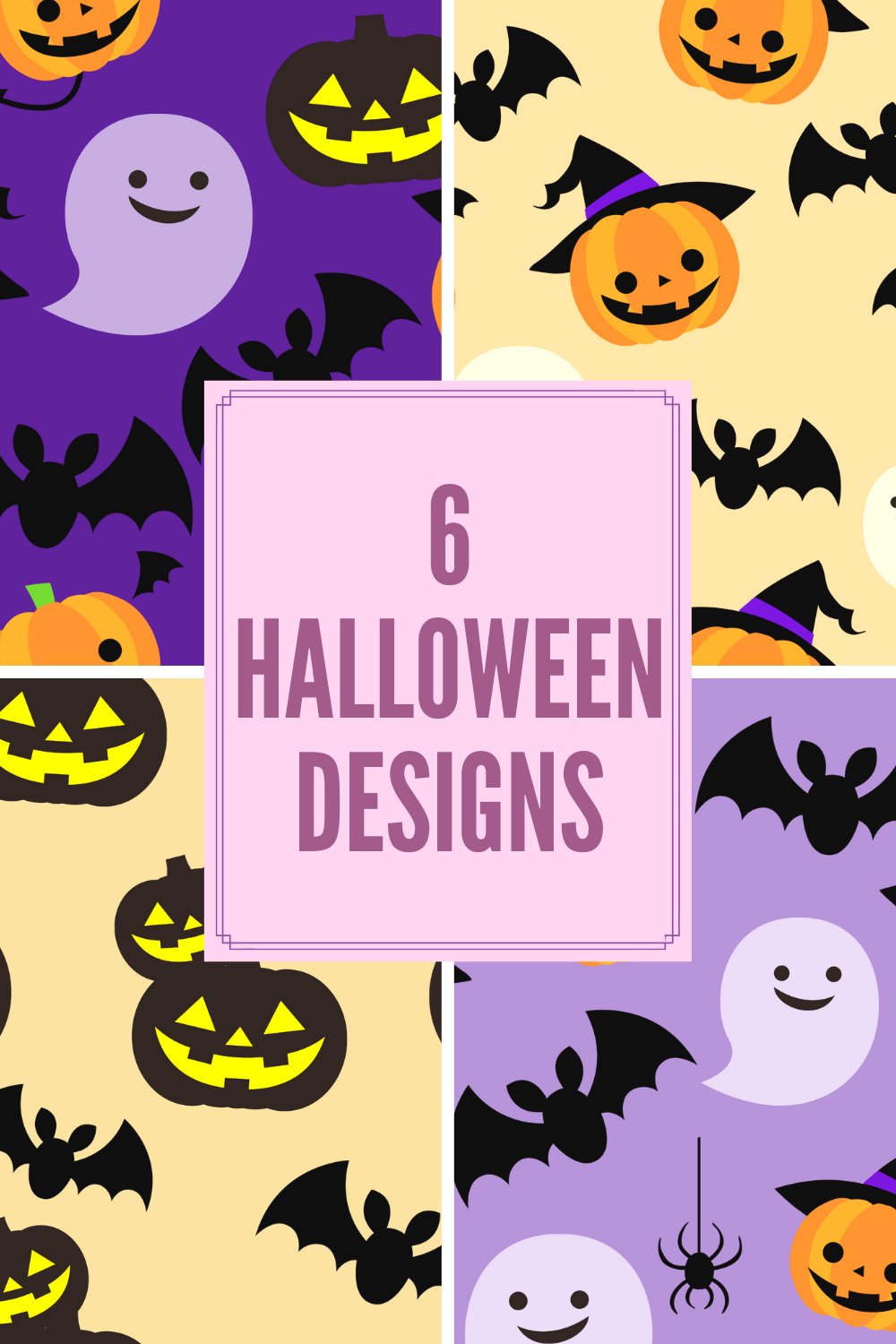 Halloween seamless pattern cute digital print (2181969)