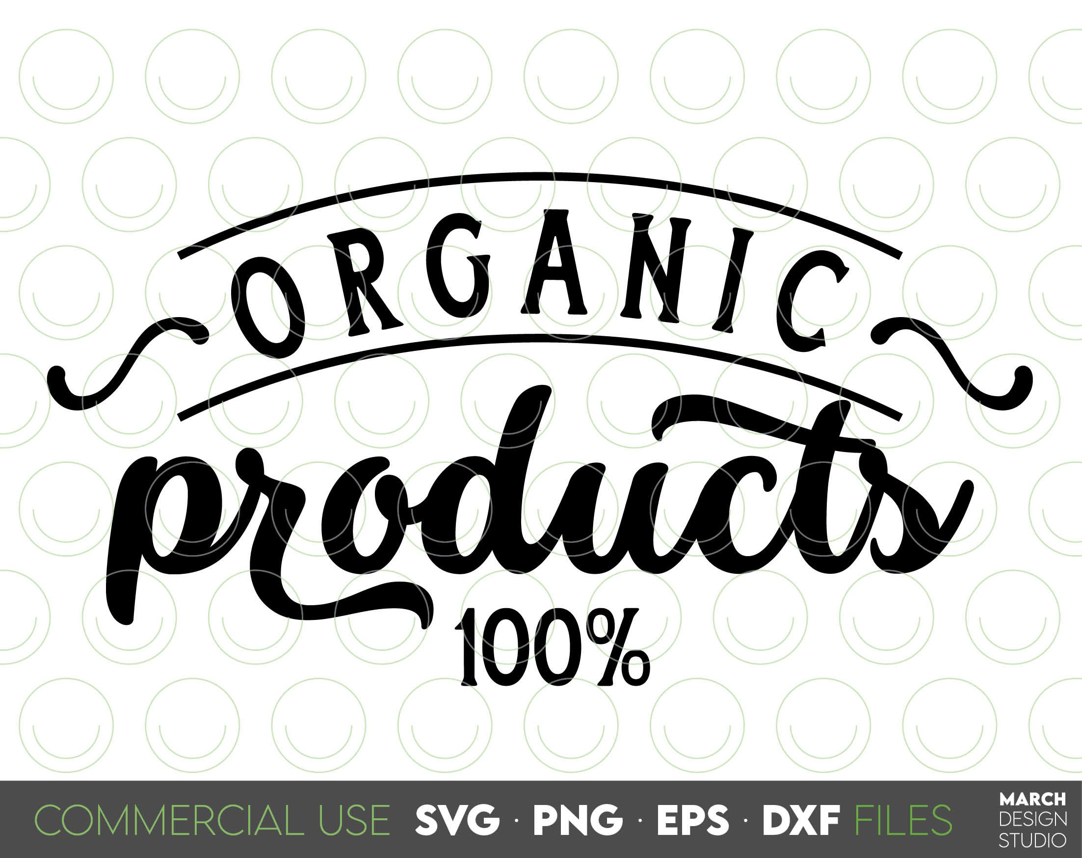 Farmhouse Sign SVG, Organic Products SVG, Market Sign SVG