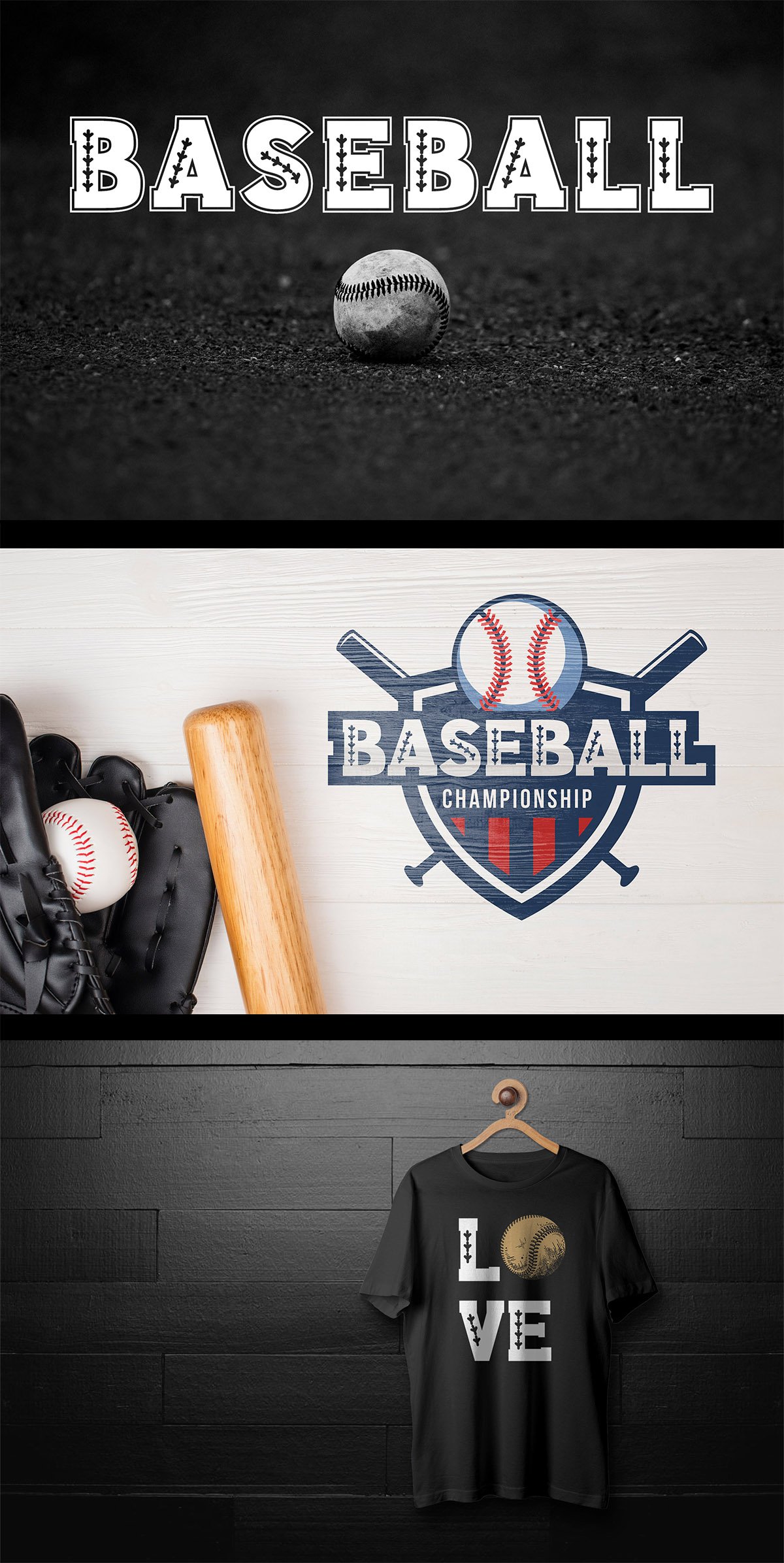 Baseball Slab Outline Font