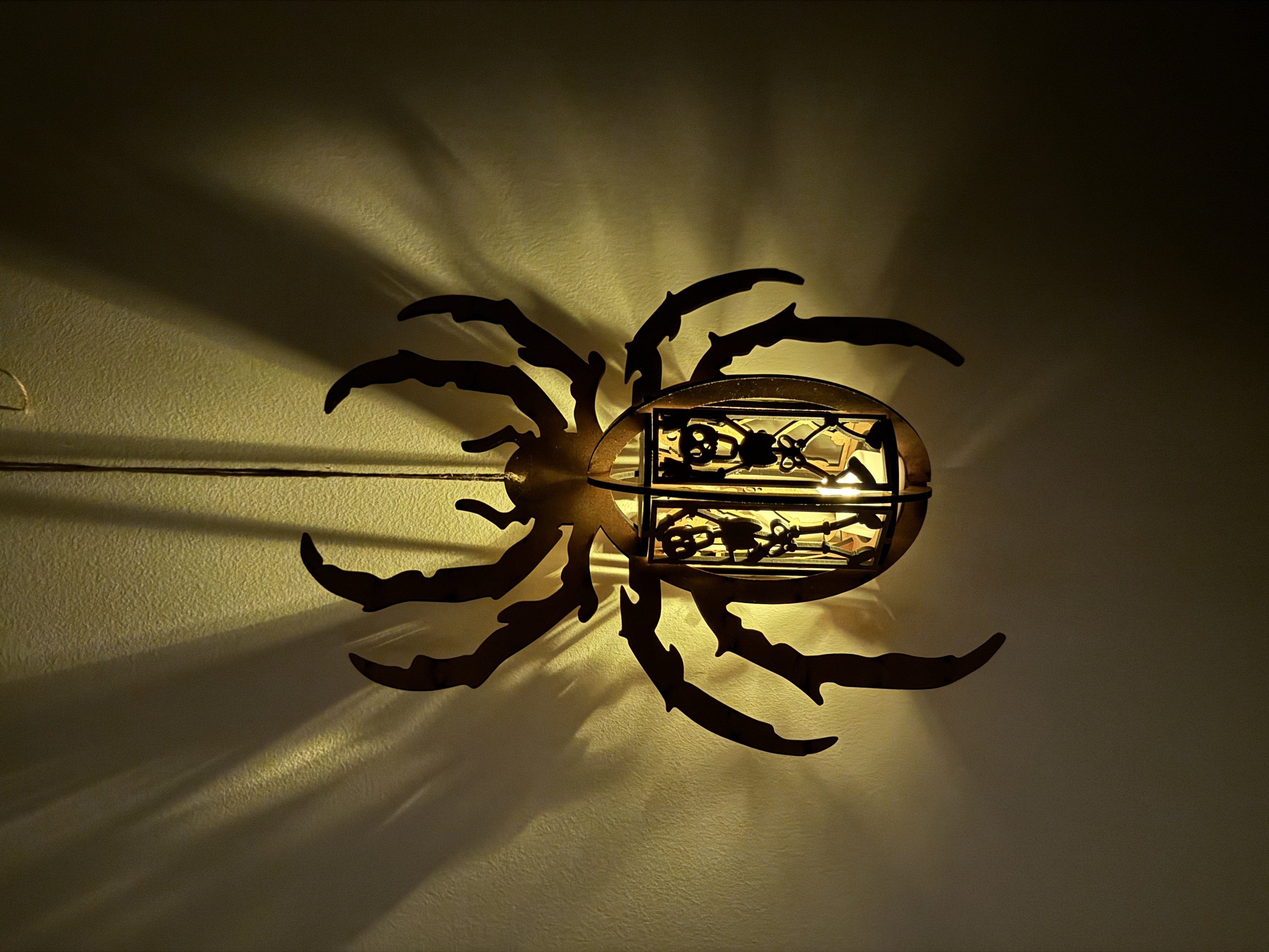 Halloween Spider Lamp