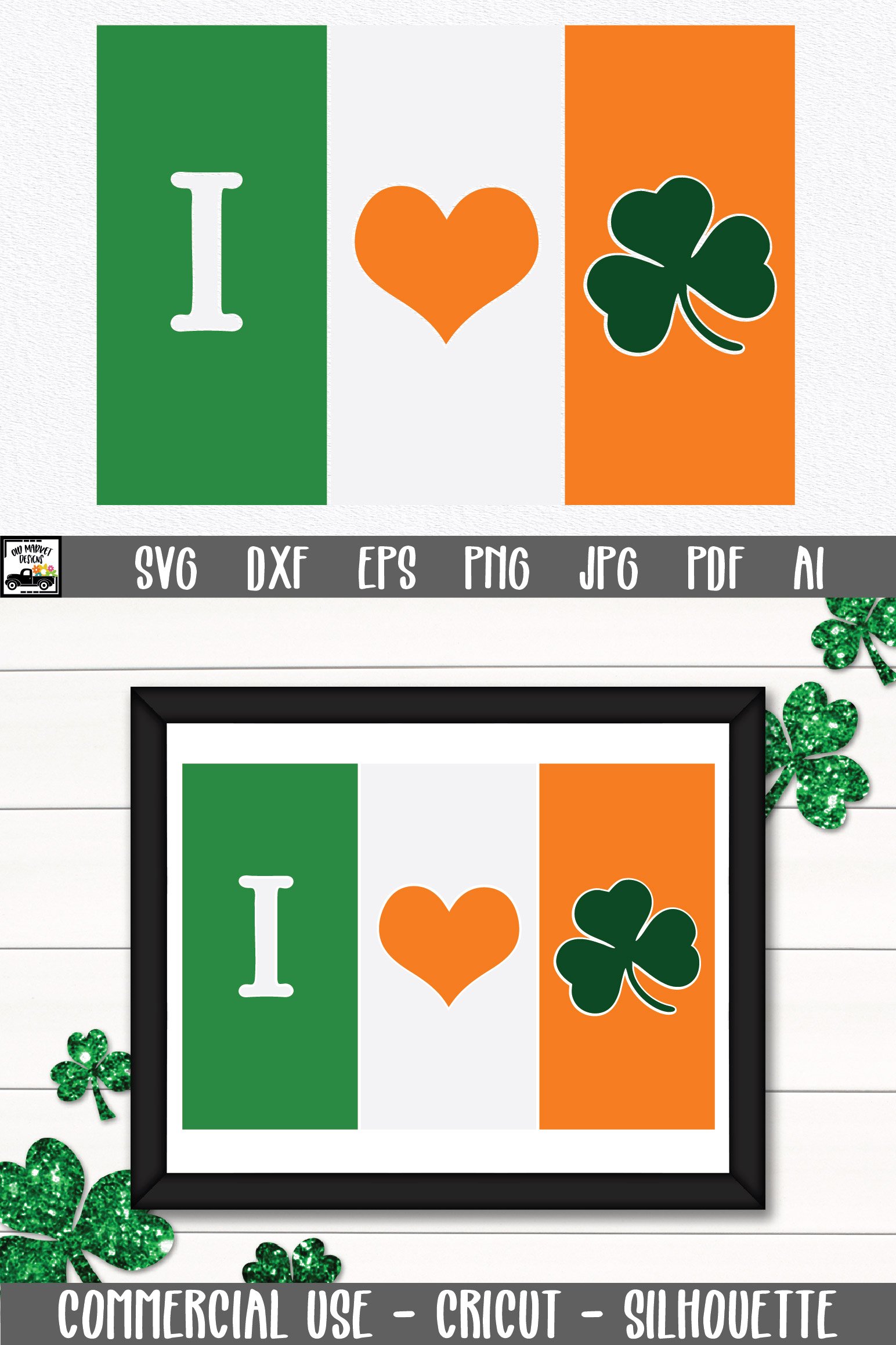 Irish Flag SVG File - St. Patrick's Day SVG File