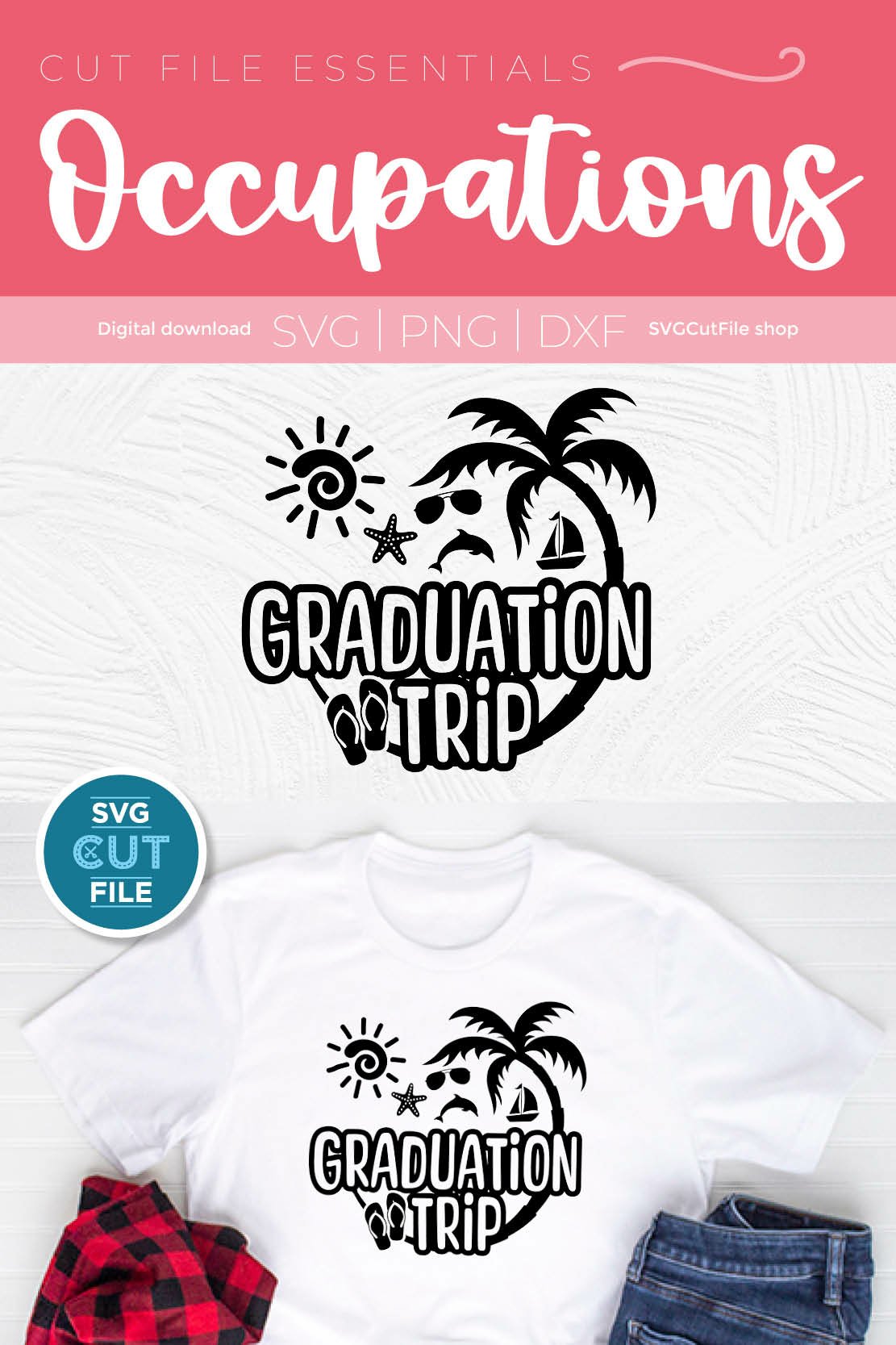 Graduation Trip svg - Great for a Grad vacation or Trip