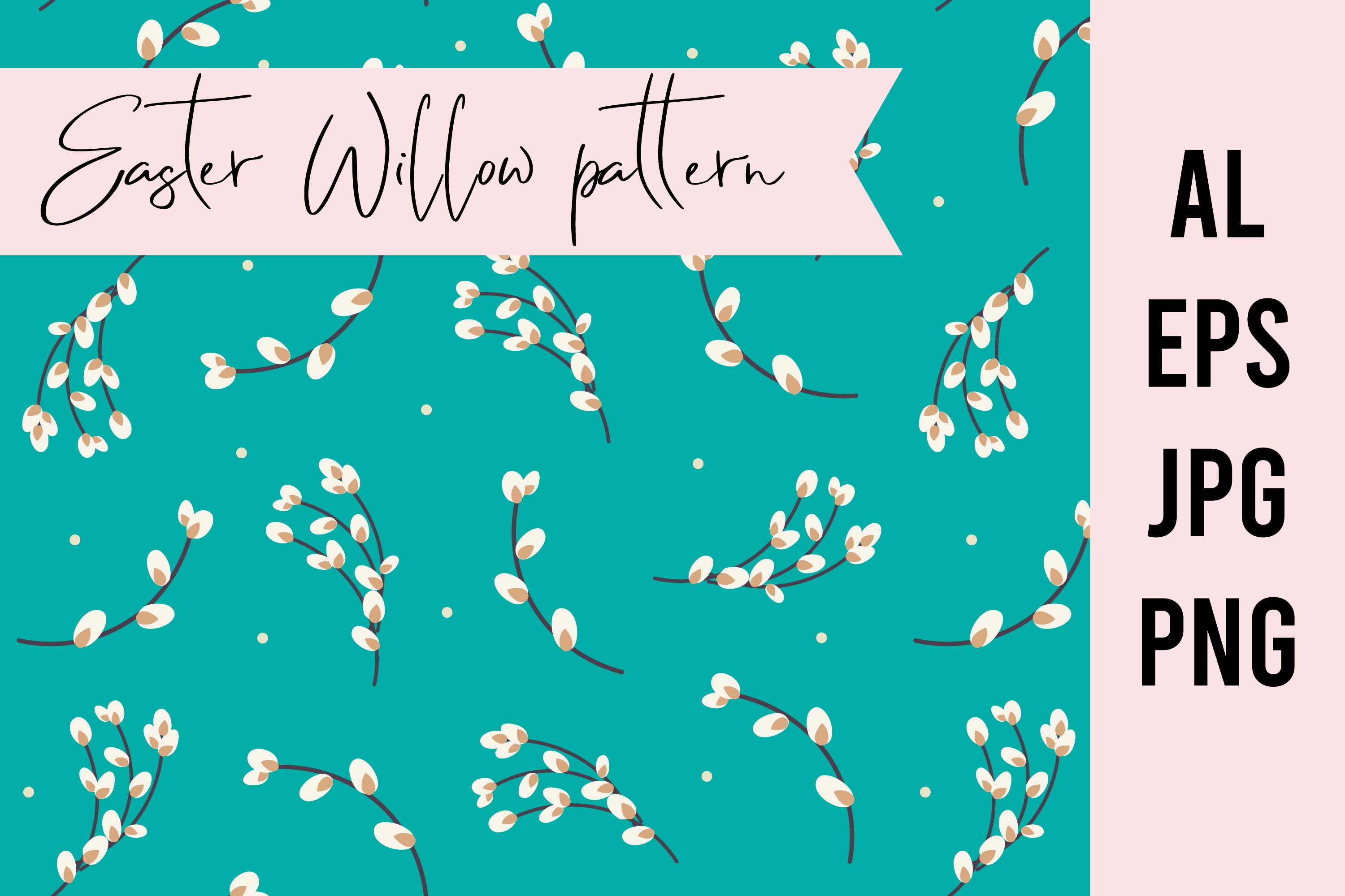 Easter willow pattern | Spring pattern