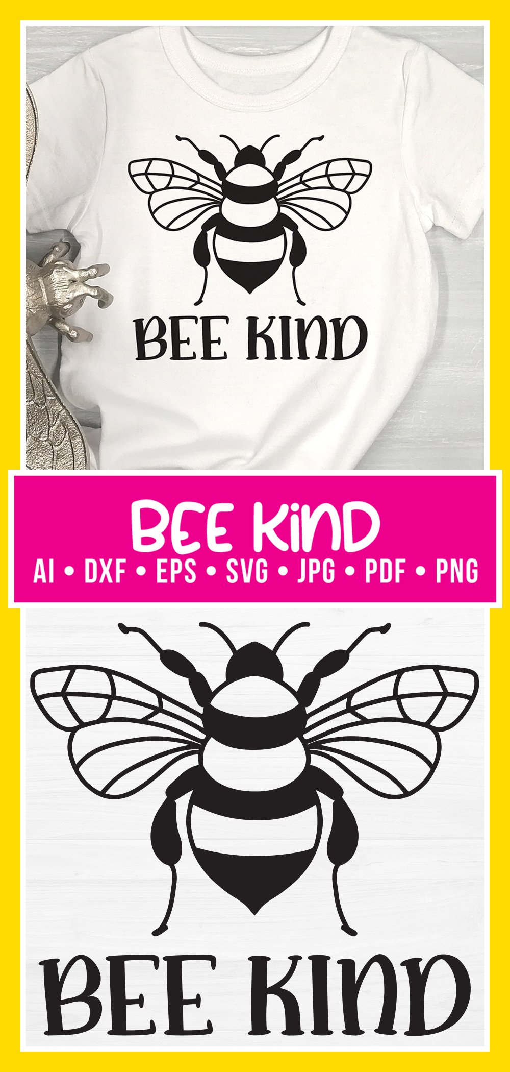 Bee Kind SVG